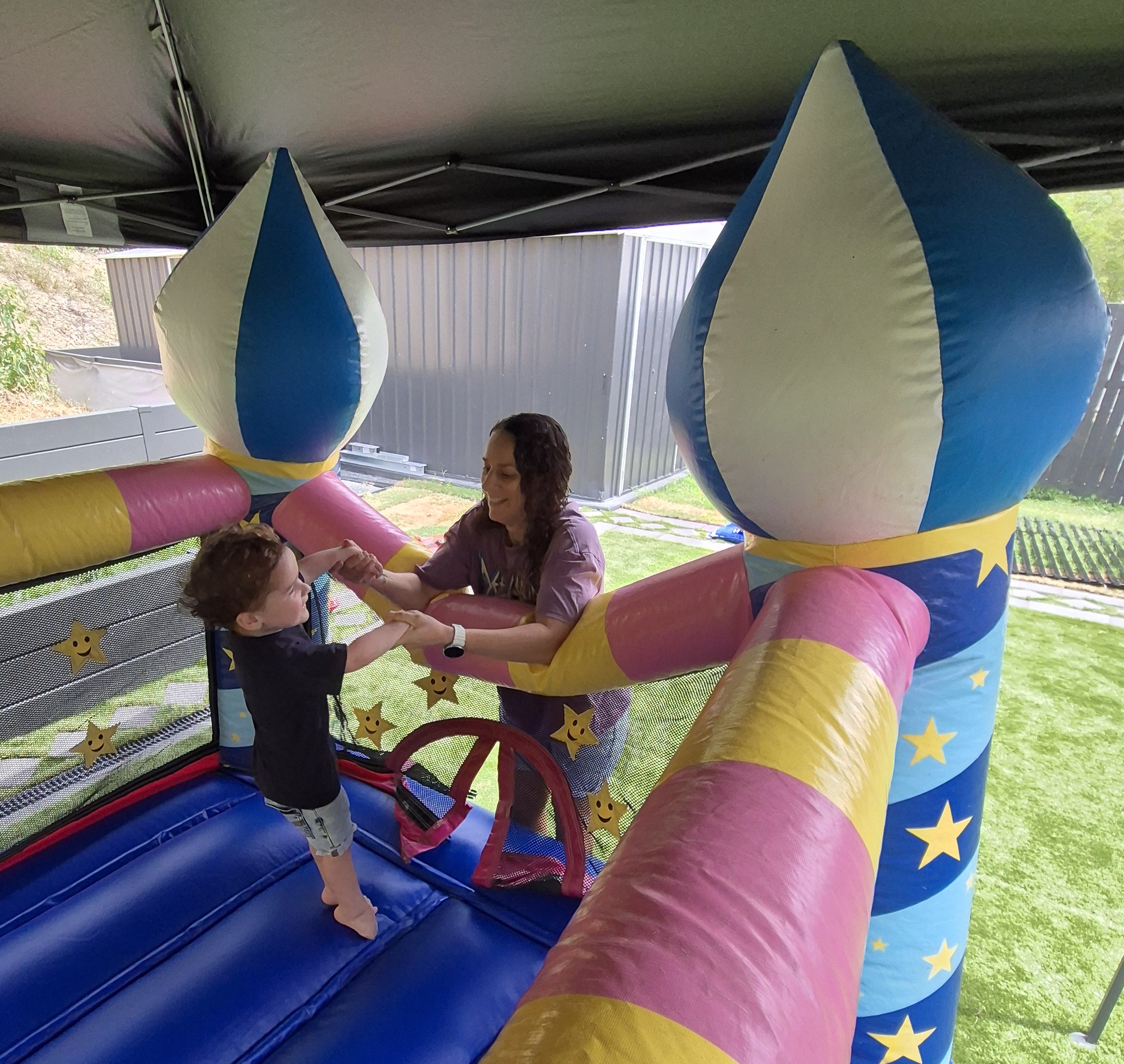 Baby Palace with Gazebo Hire | Toddler Jumping Castle Gold Coast