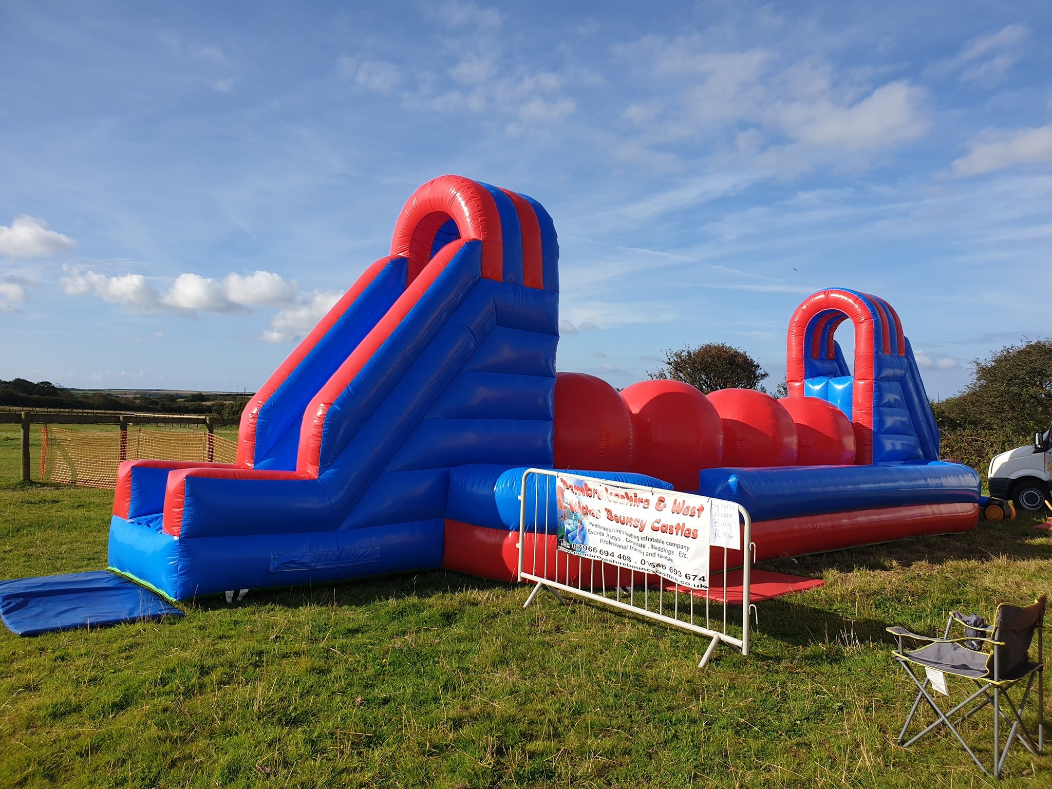 Red Balls Inflatable - Bouncy Castle Hire in Pembrokeshire, Milford ...