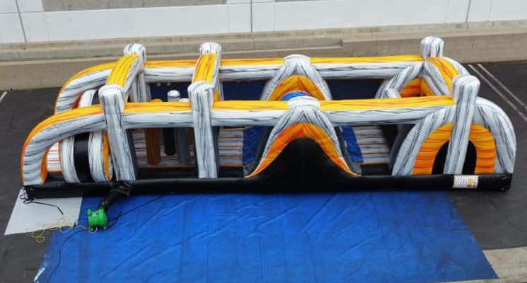 40ft Marble Obstacle Course - Hire in CA | Y&Y Event and Party Rental