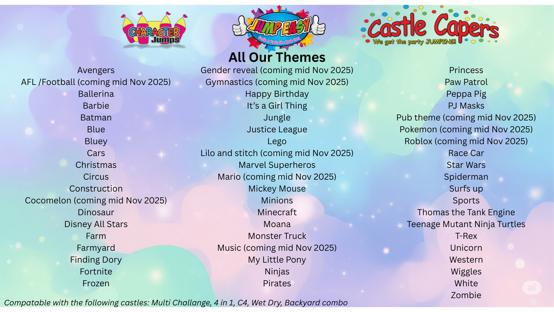 Mickey Mouse C4 Jumping Castle Hire – Castle Capers Adelaide Hills