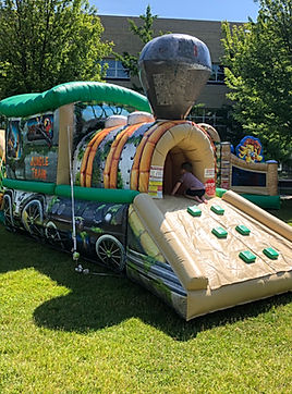Jungle Train - Rentals in Wisconsion | Blue Sky Inflatables, LLC