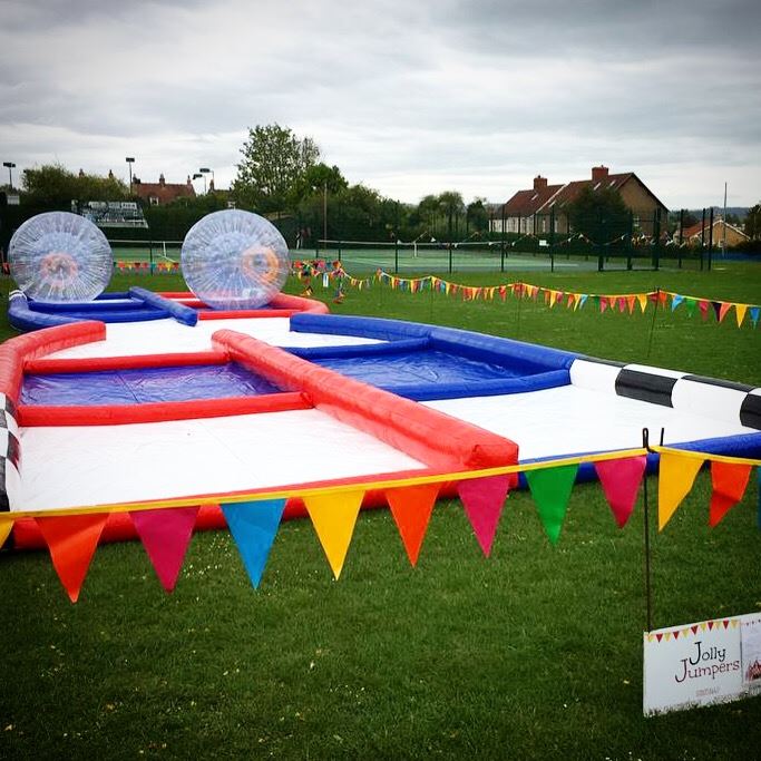 Zorb Racing - Hire in Somerset | Jolly Jumpers