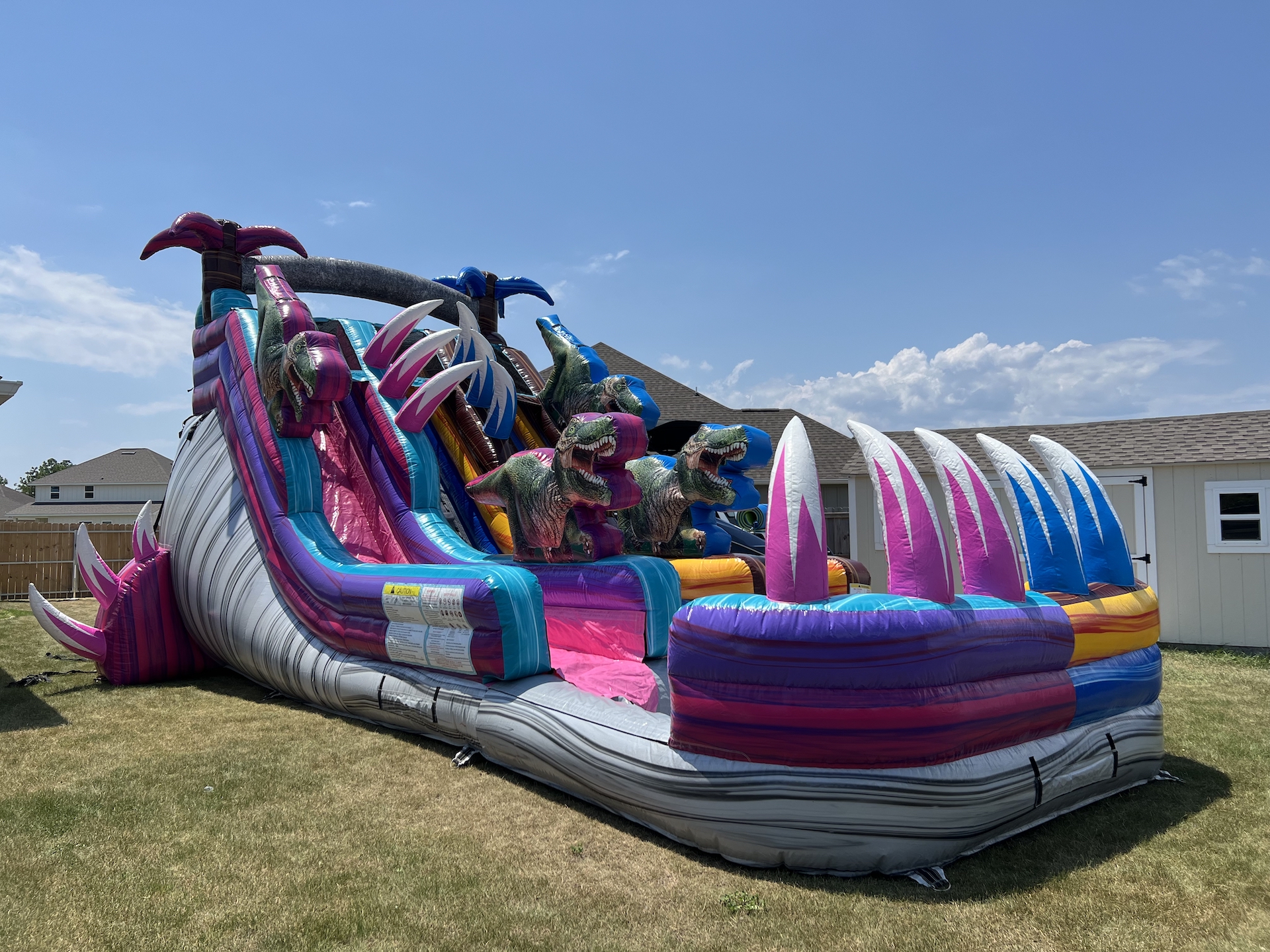 18" Rex Rampage Dual Lane Slide (WET) - Bounce House Hire in FL | JT ...