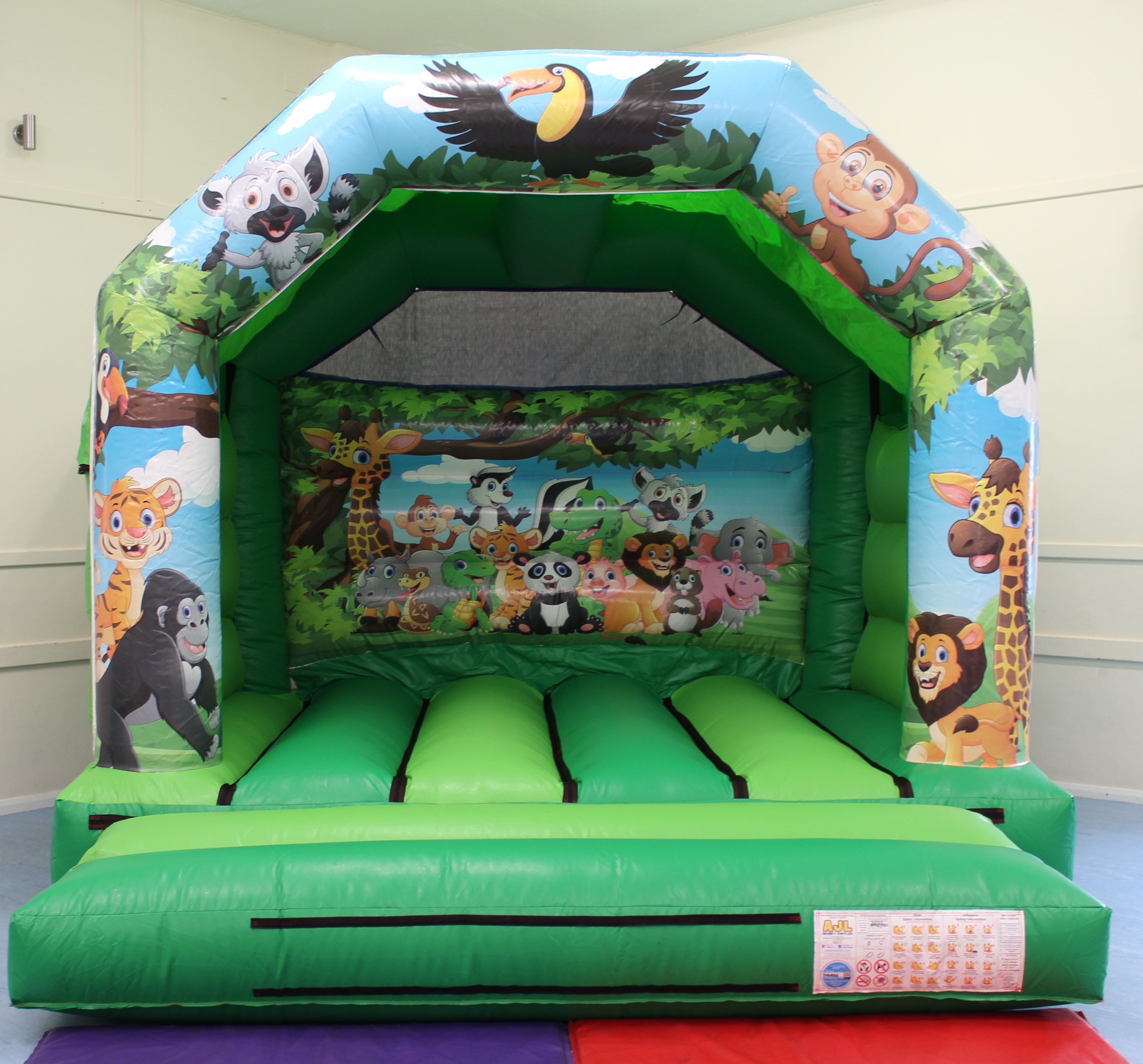 Jungle Bouncy Castle - 12ft x 12ft - Hire in Newbury, Reading | bouncy ...
