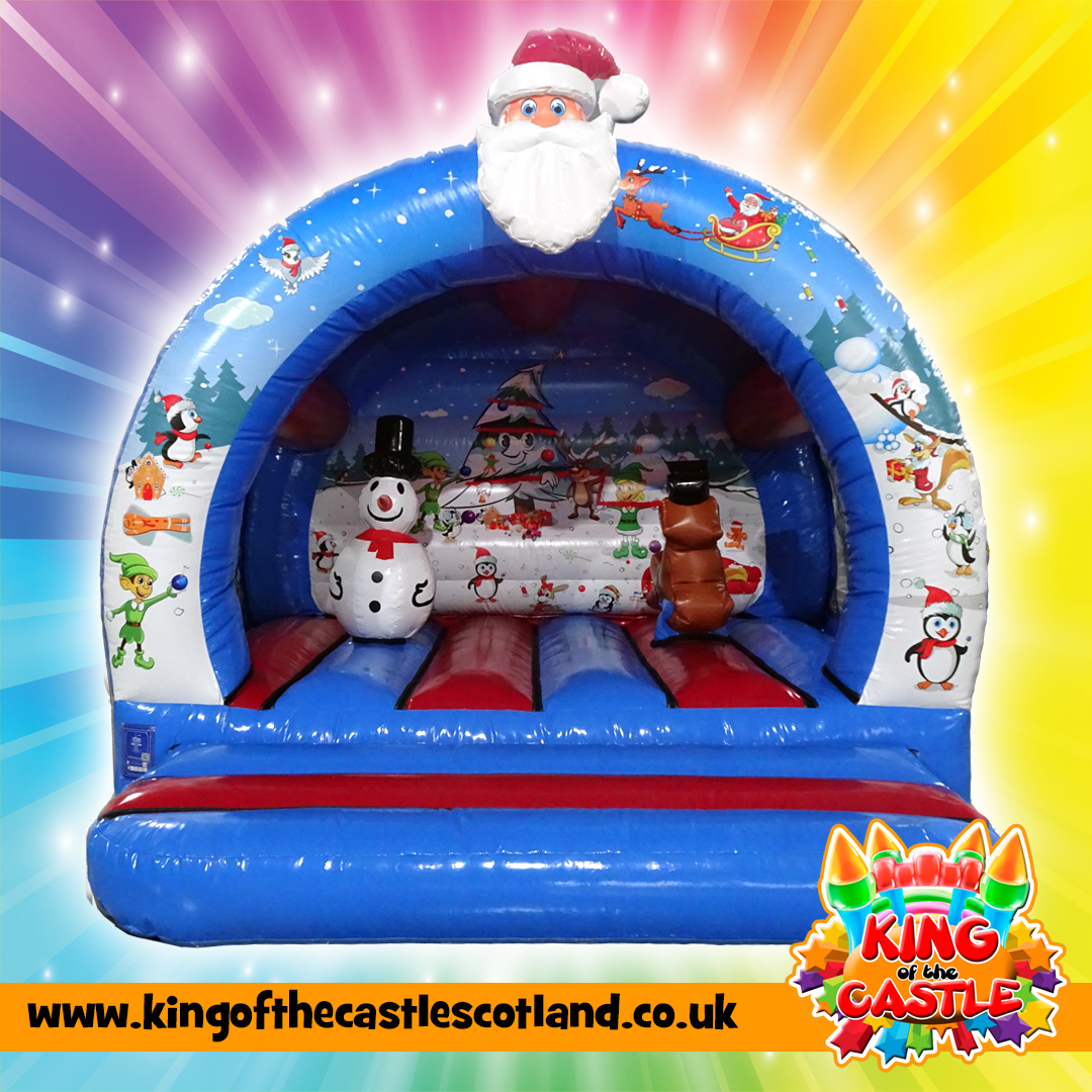 3D Christmas Castle - Bouncy Castle Hire | Disco Dome Hire | Inflatable ...
