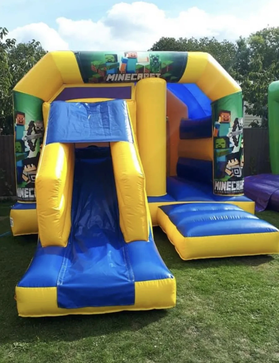 Minecraft Bounce & Slide | Hire in Kent, Dartford, Bexley & Welling