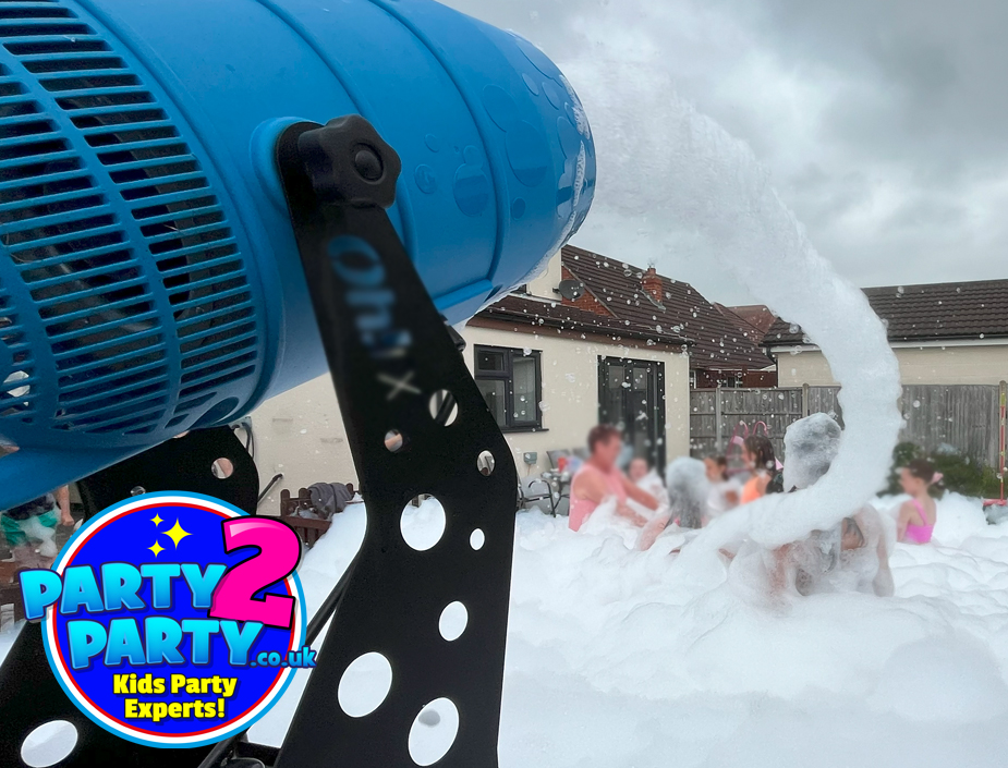 FOAM CANNON PARTY HIRE (FOAMTASTIC CANNON) ONE (1) HOUR HIRE - Children ...