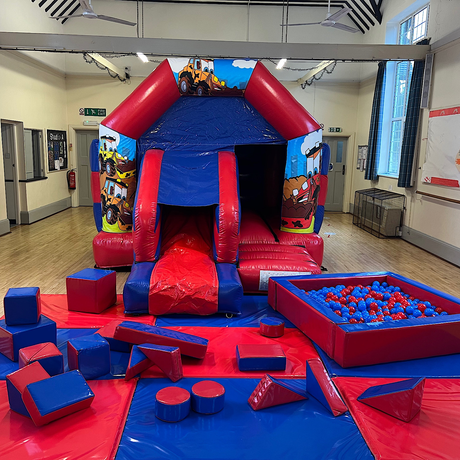 Bouncy Castle with Slide Soft Play Packages