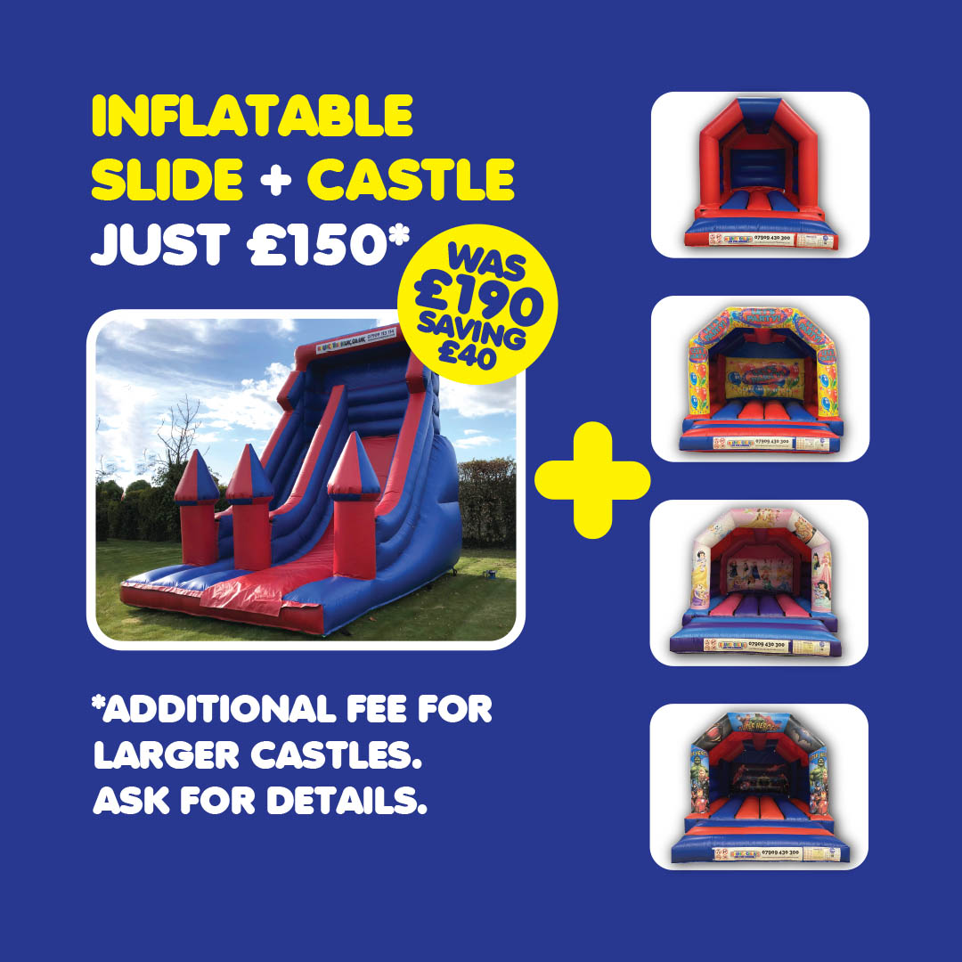 Giant Slide & Bouncy Castle Deal | Inflatable Hire in The Wirral