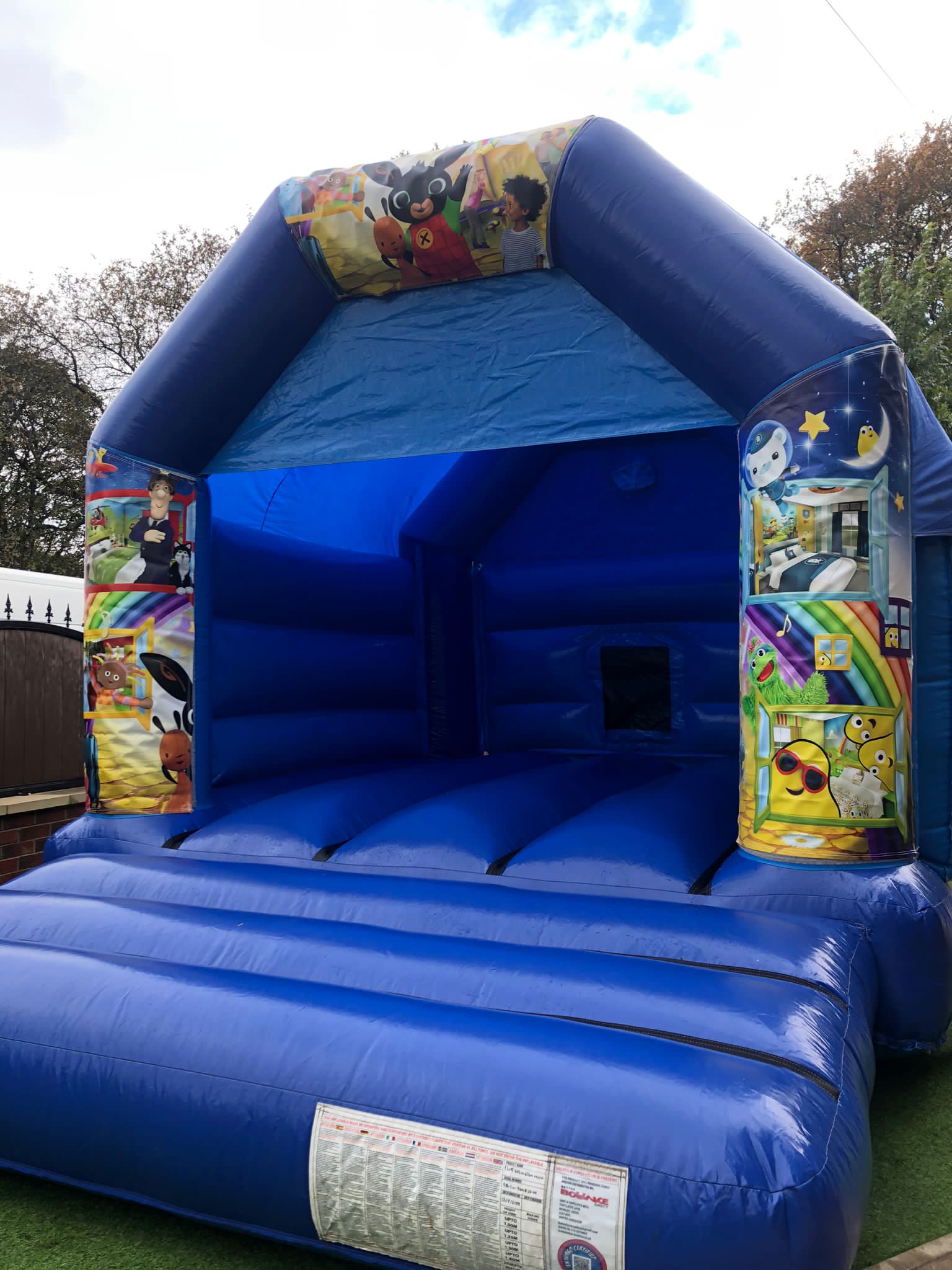 cbeebies bouncy castle