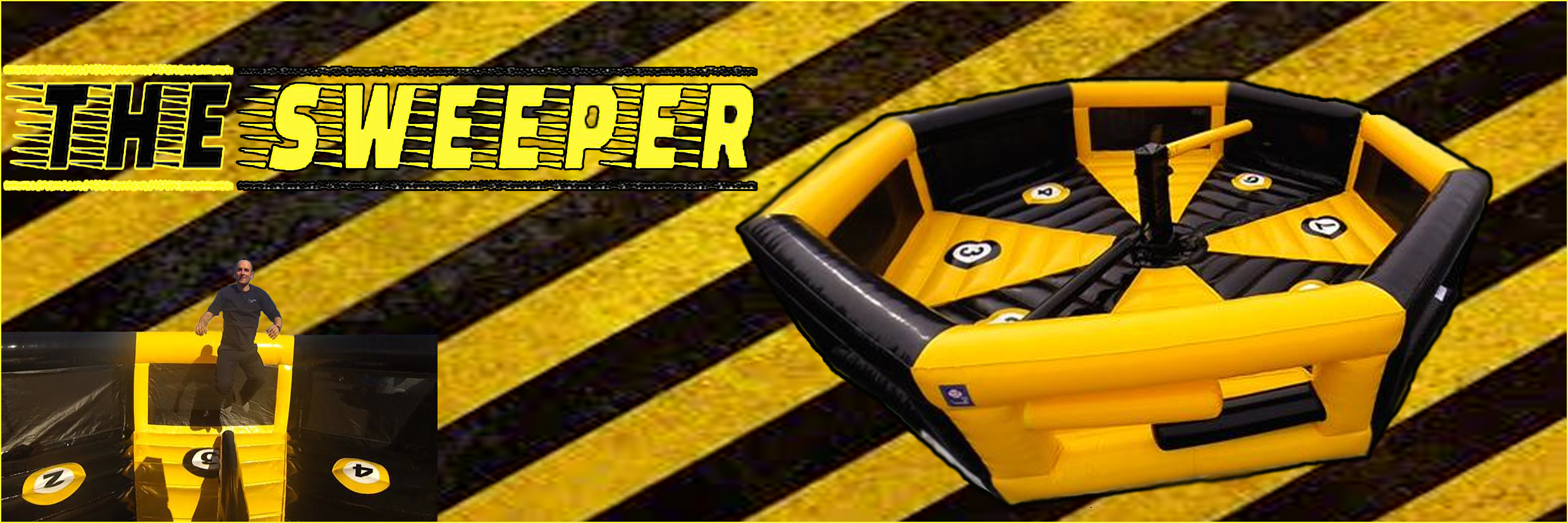 Last Man Standing Total Wipeout Sweeper Game - Corporate entertainment ...