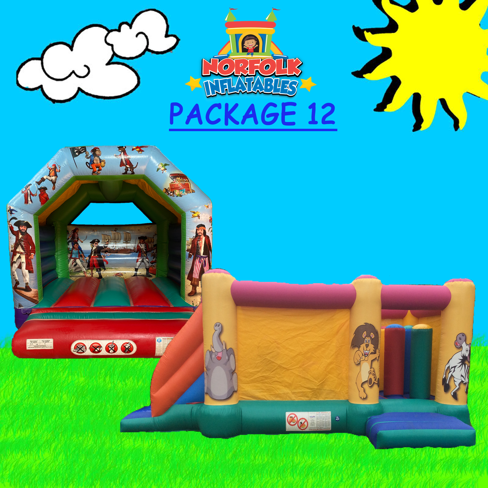 Obstacle Courses - Bouncy Castle Hire in Norwich | Norfolk Inflatables