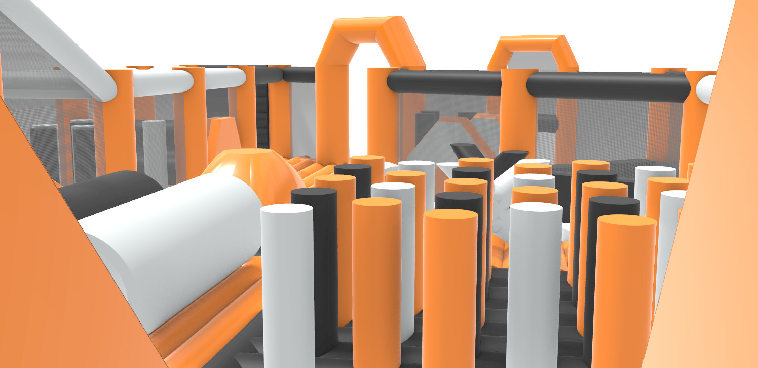 350 Sqm Inflatable Air Park - Inflatable Manufacturer in The UK ...