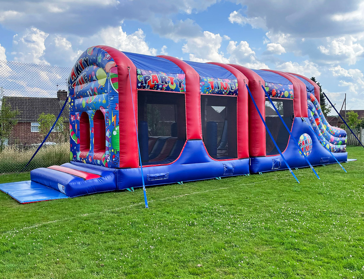 45ft Assault Course Hire | Inflatable Obstacle Course UK