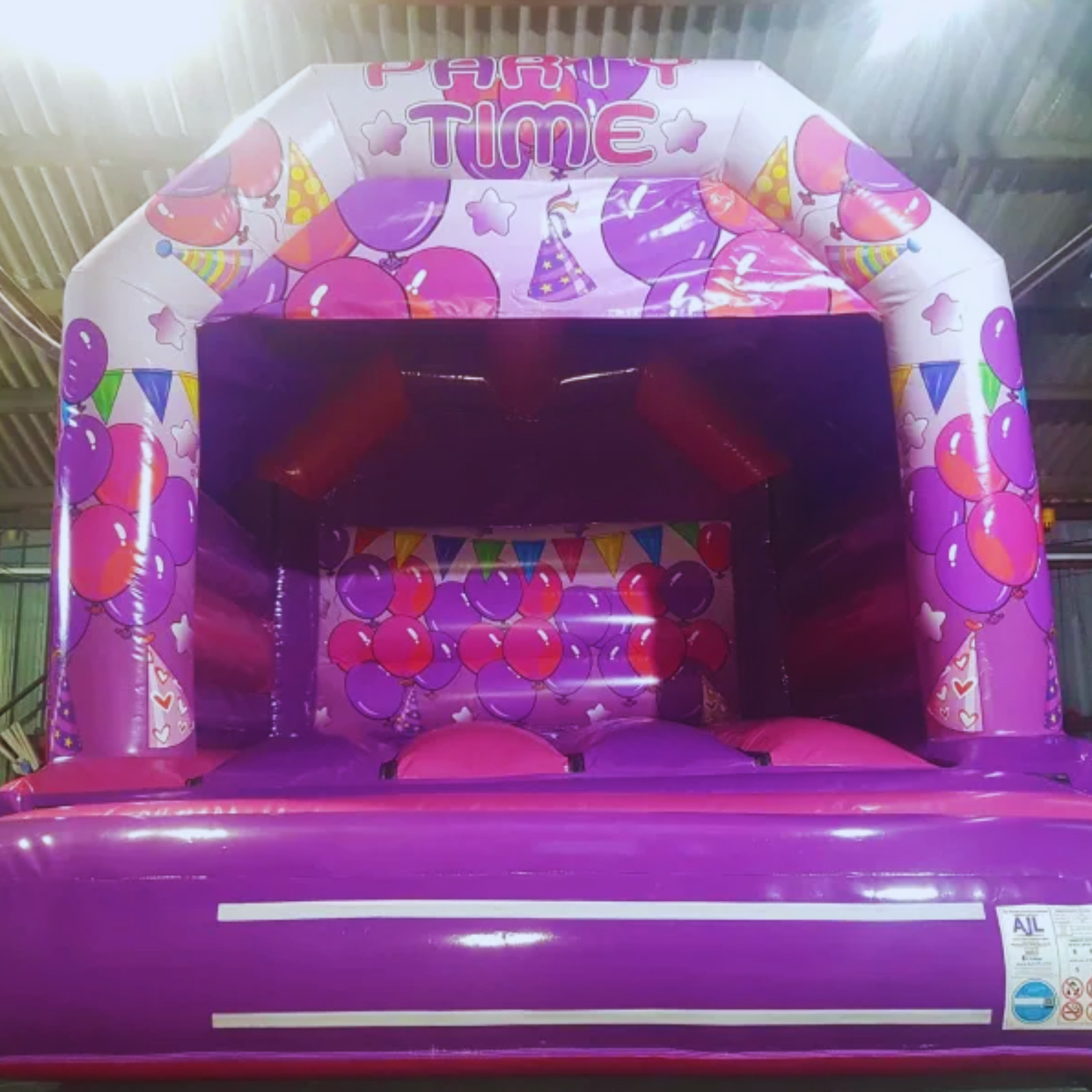 Pink Party Bouncy Castle | Liverpool, Widnes & Runcorn