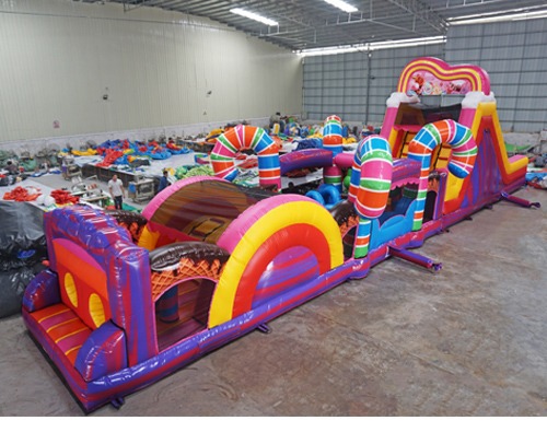 Candy Land Obstacle Course - Hire in florida | Tycoon Party Rental