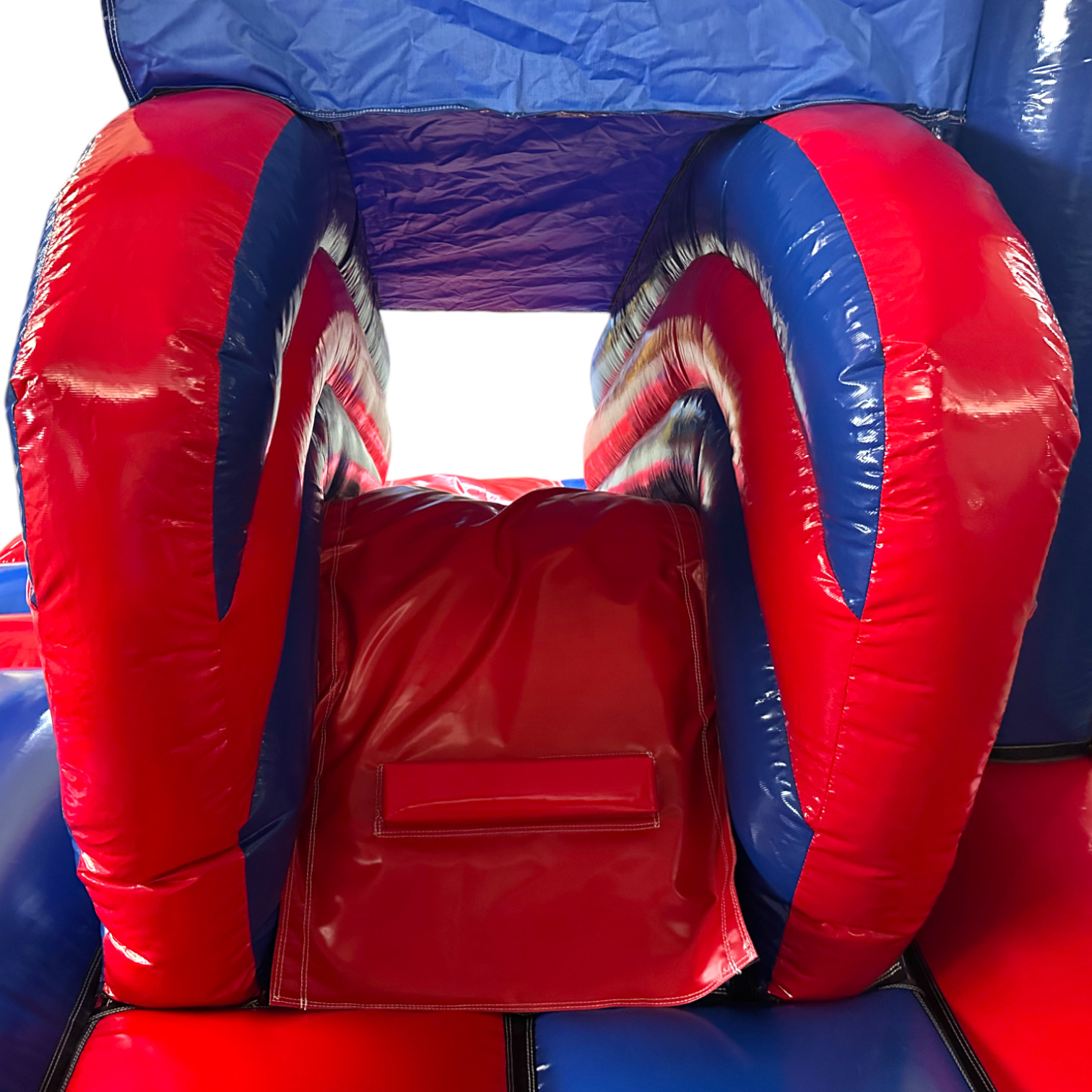 BBOL-245 - 11x16x9ft - Netted Mini Bouncer Combo (Red & Blue Velcro ...