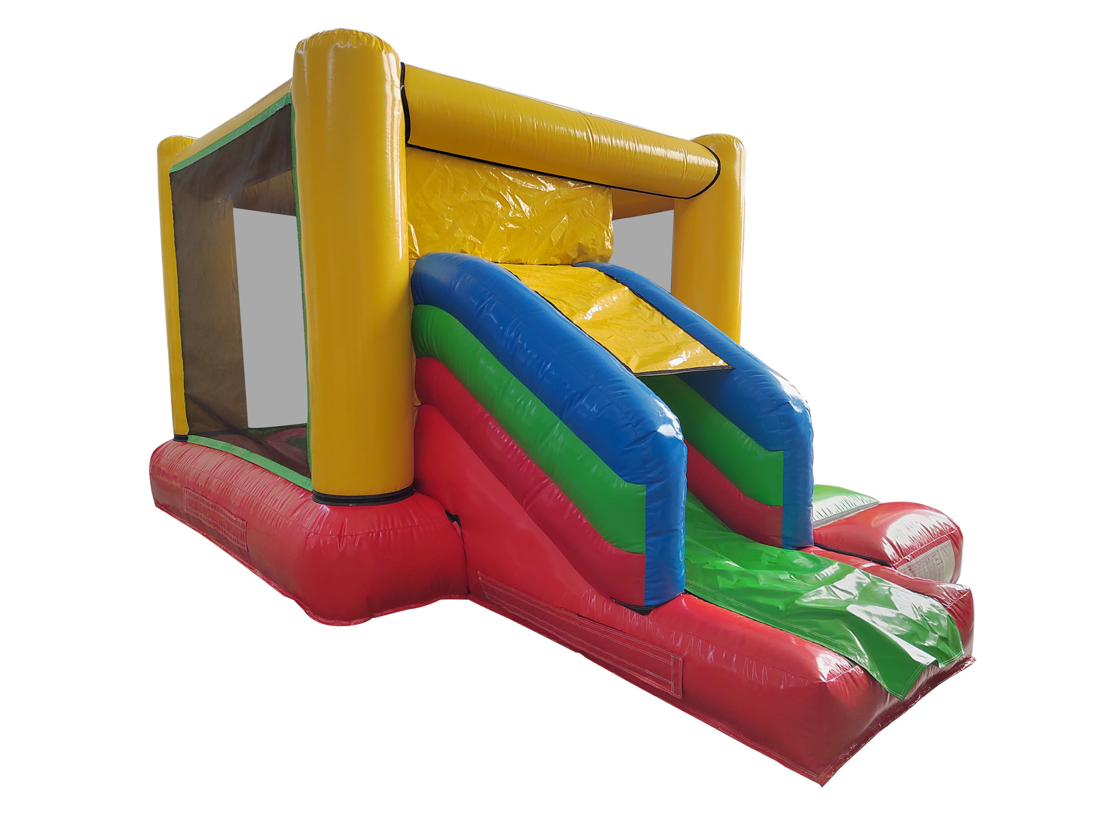 BBOL-245 - 11x16x9ft - Netted Mini Bouncer Combo (Red, Yellow, Green, L ...