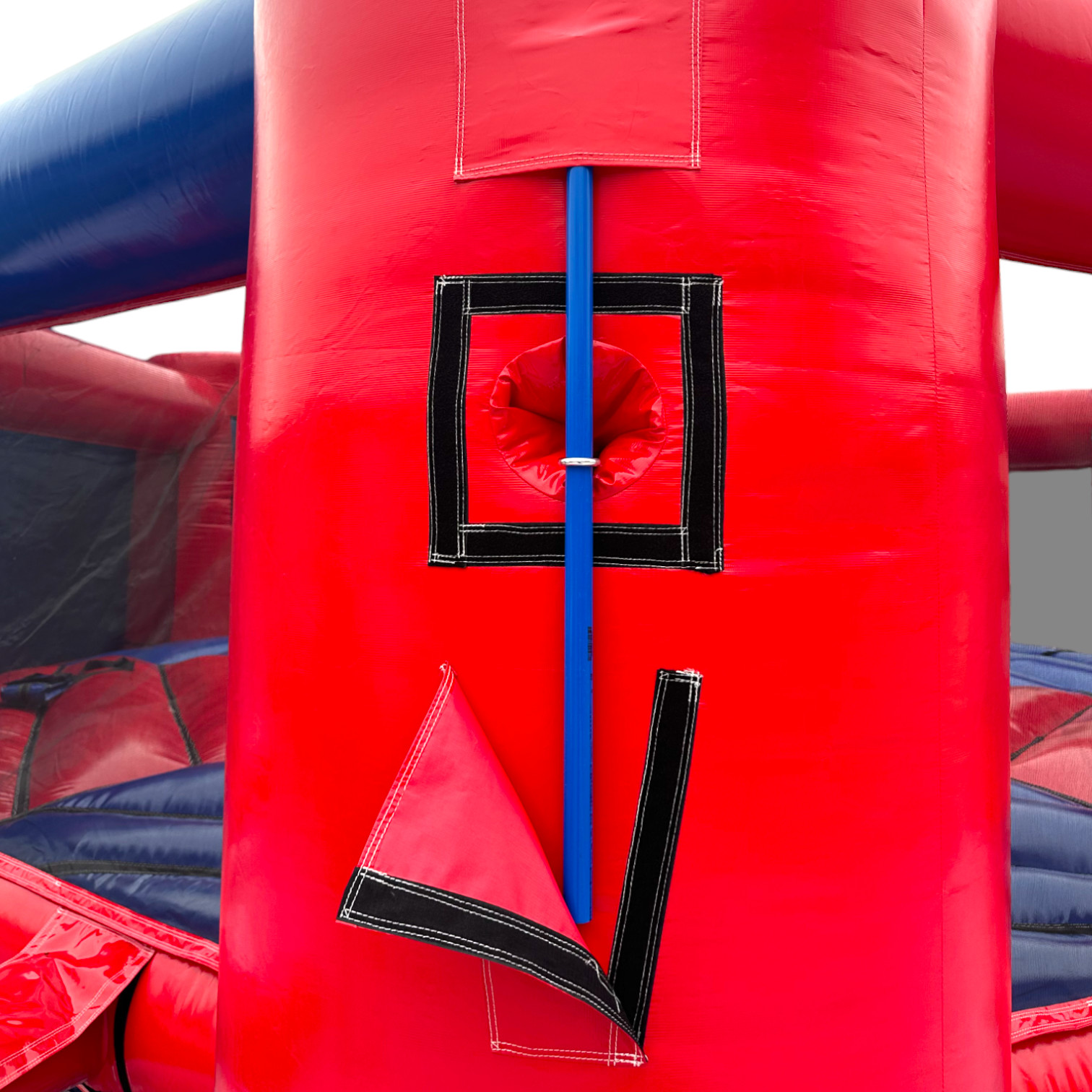 BBOL-103 - Bungee Dash - 33x34x8.8ft - (Red & Blue) - 6 PLAYER Hippo ...