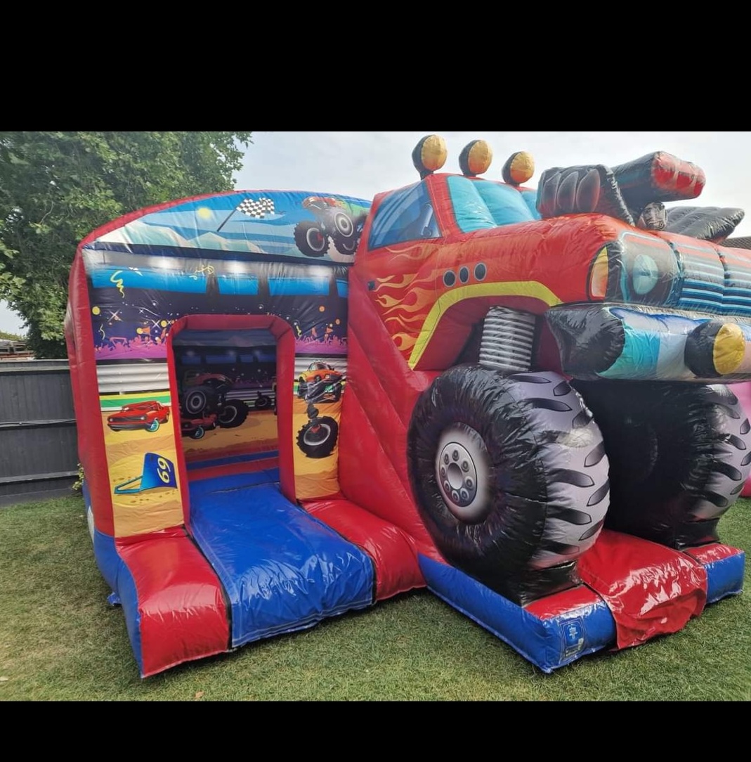 Monster truck - Bouncy Castle Hire & Soft Play Hire in Pulborough ...