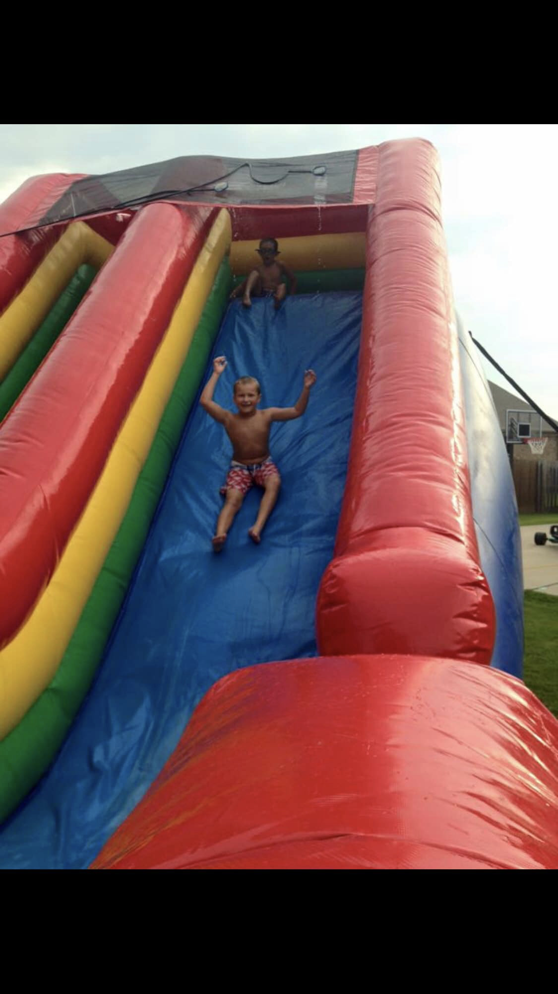 Rainbow Run 18' Inflatable Slide - Inflatable Hire in Arkansas | HAPPY ...