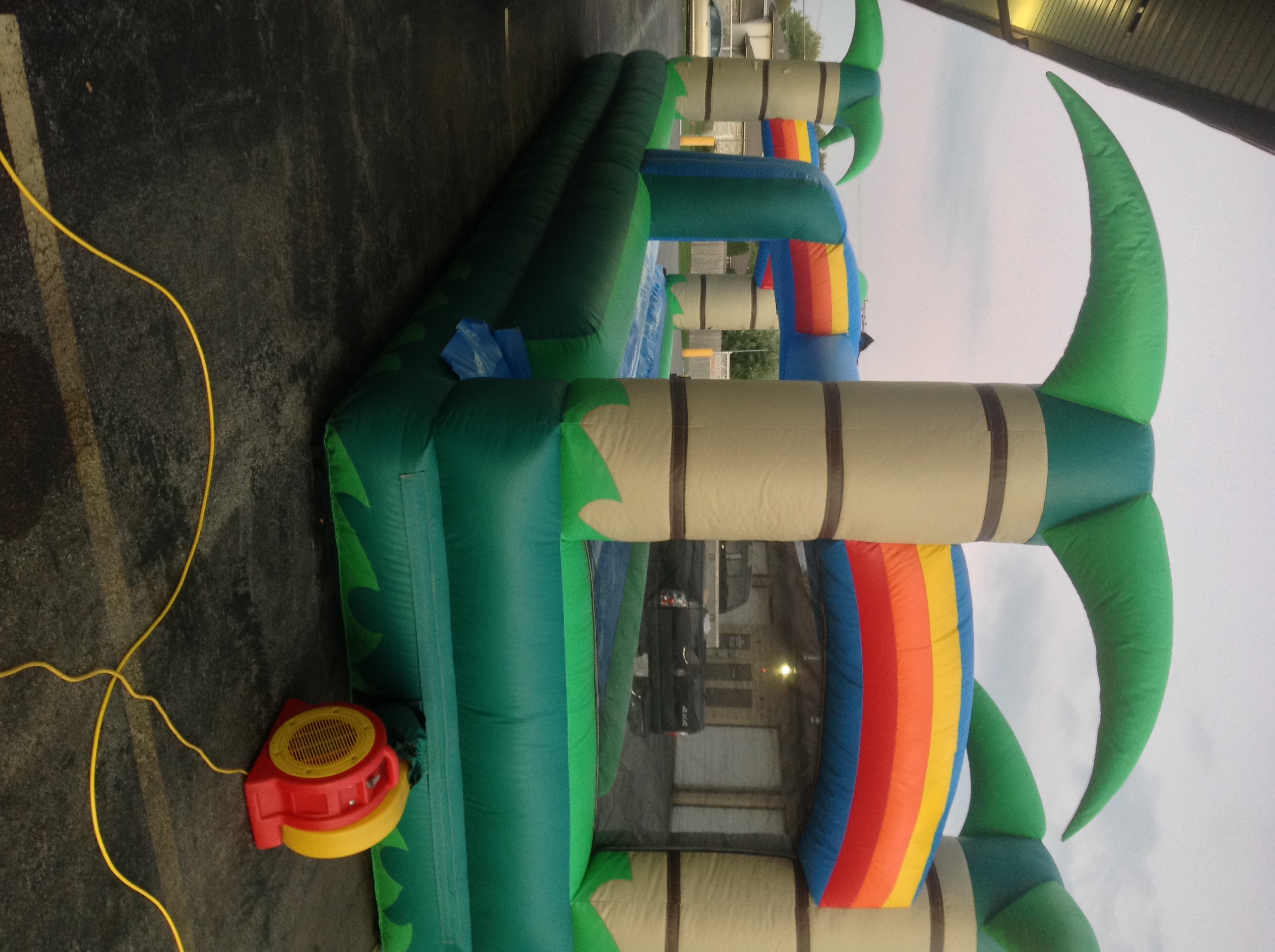Slip n Slide Tropical Double Lane Rental - Bounce House Rental in ...