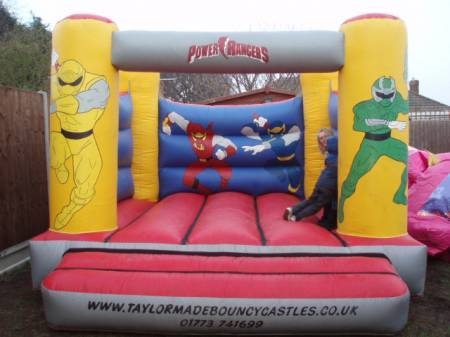 Power rangers 12x14 bouncy castle - Bouncy Castle Hire in Southend-on ...