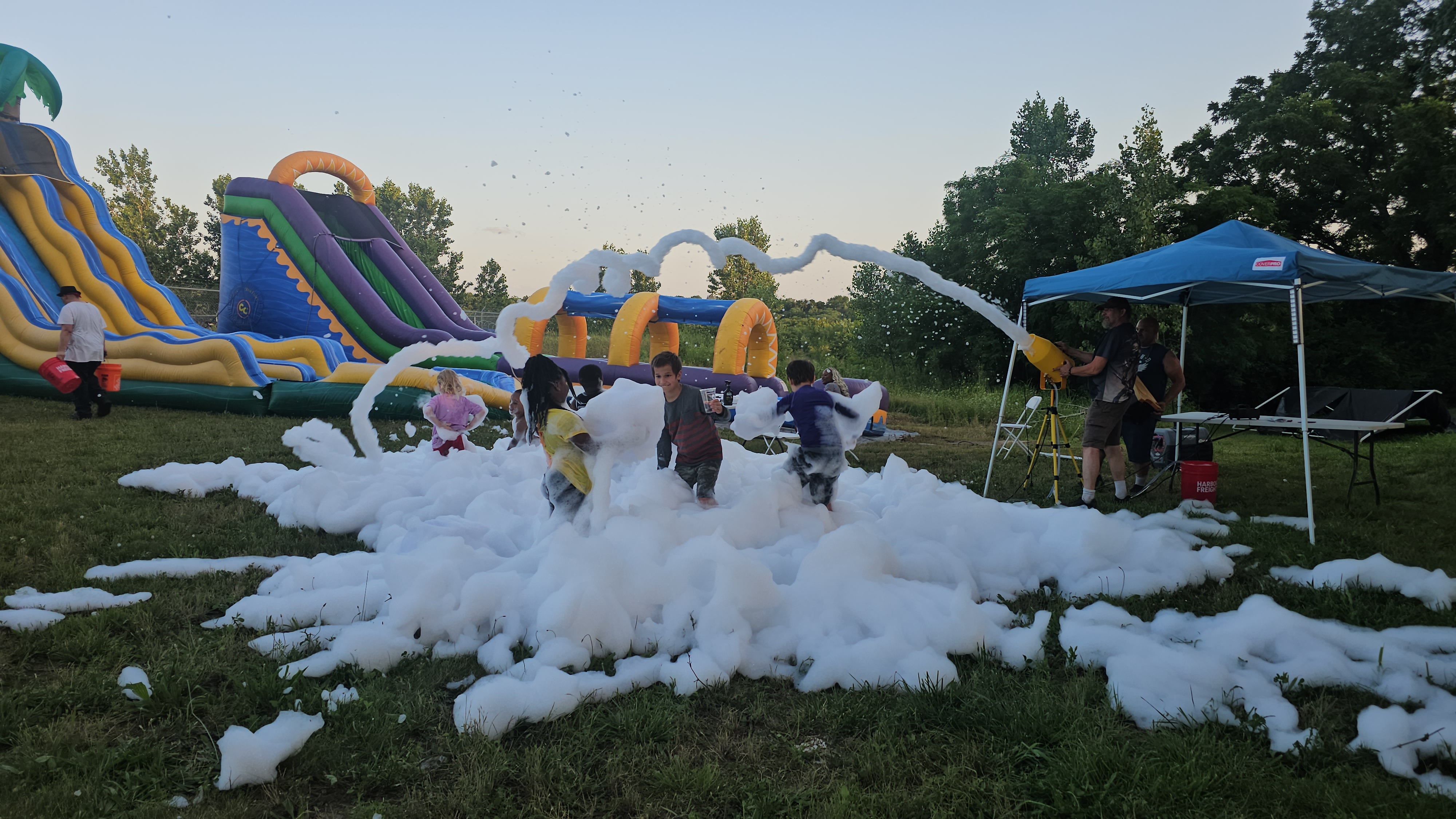 Foam Party - Bounce House Rentals, Water Slides, Party Entertainment in ...