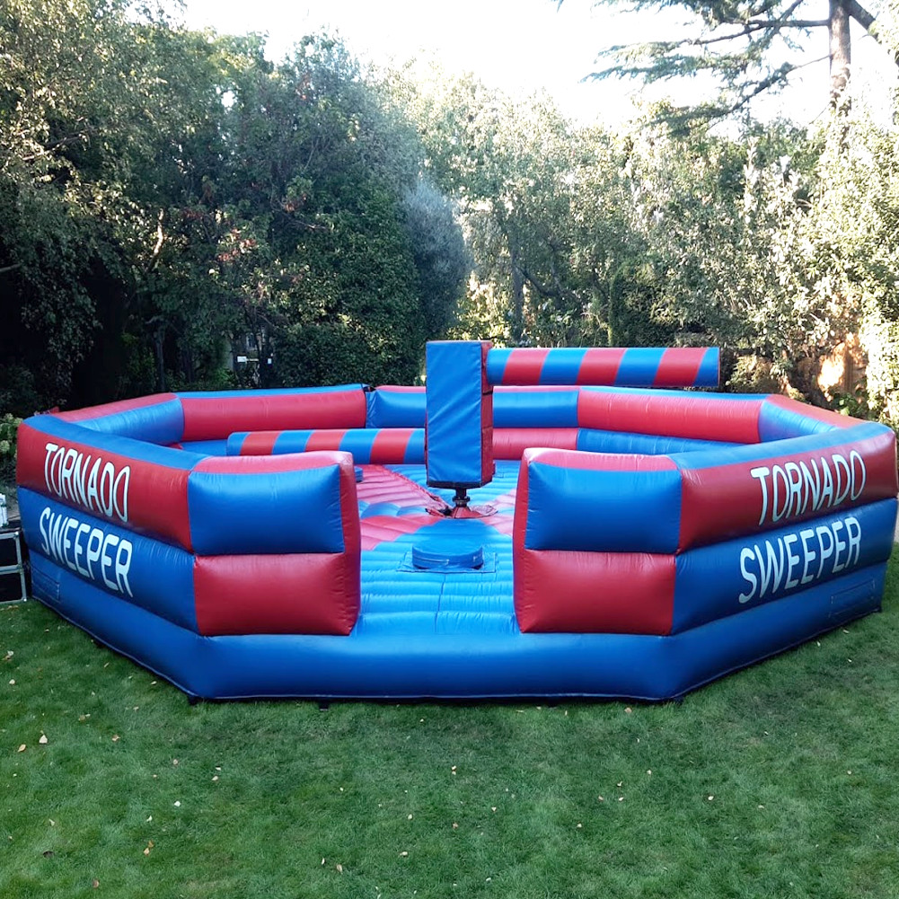 Total Wipeout Last Man Standing Sweeper Corporate Inflatable hire