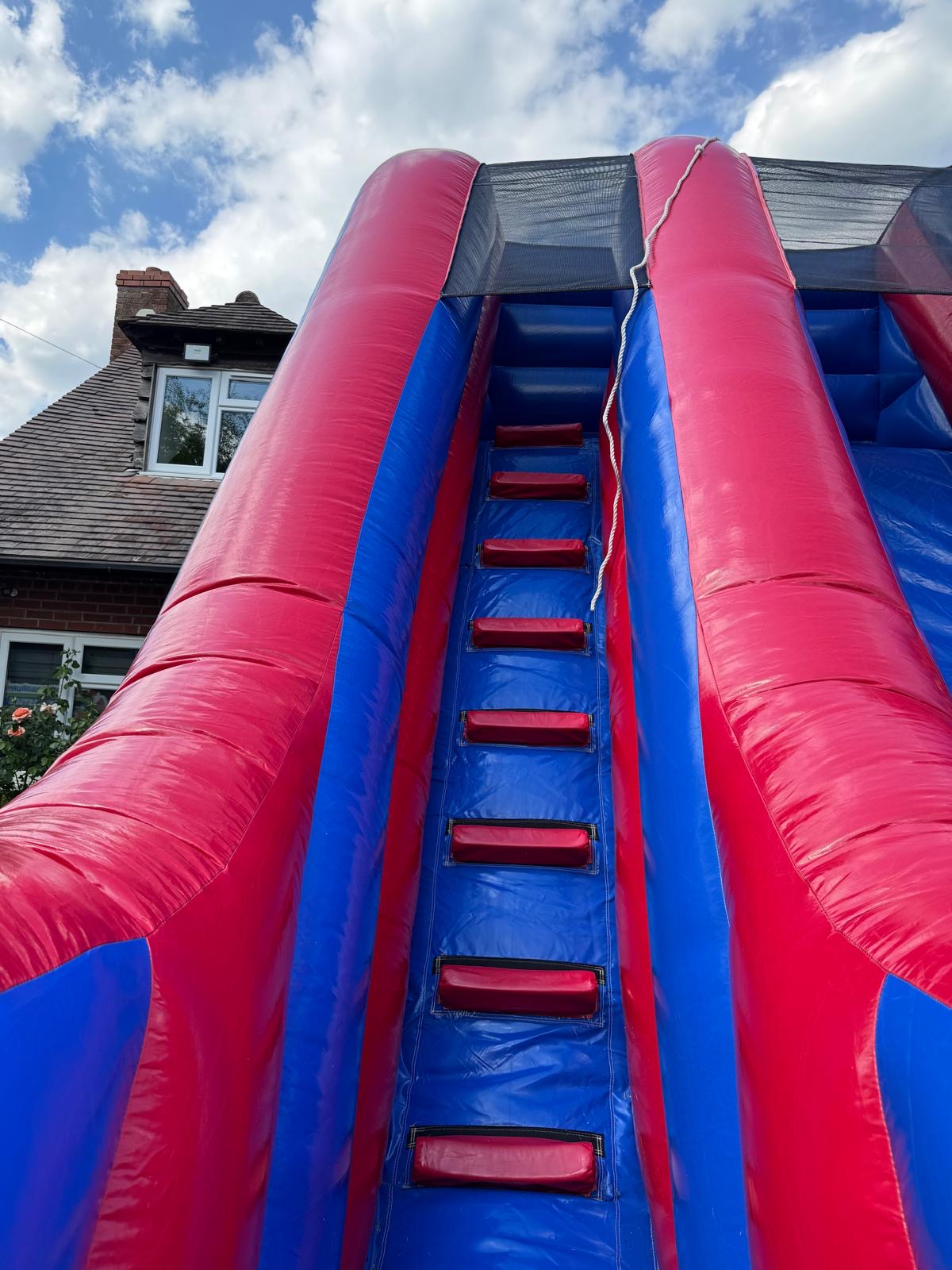 Party theme super jumbo slide 20 x 11ft x 15 ft high 10ft platform ...
