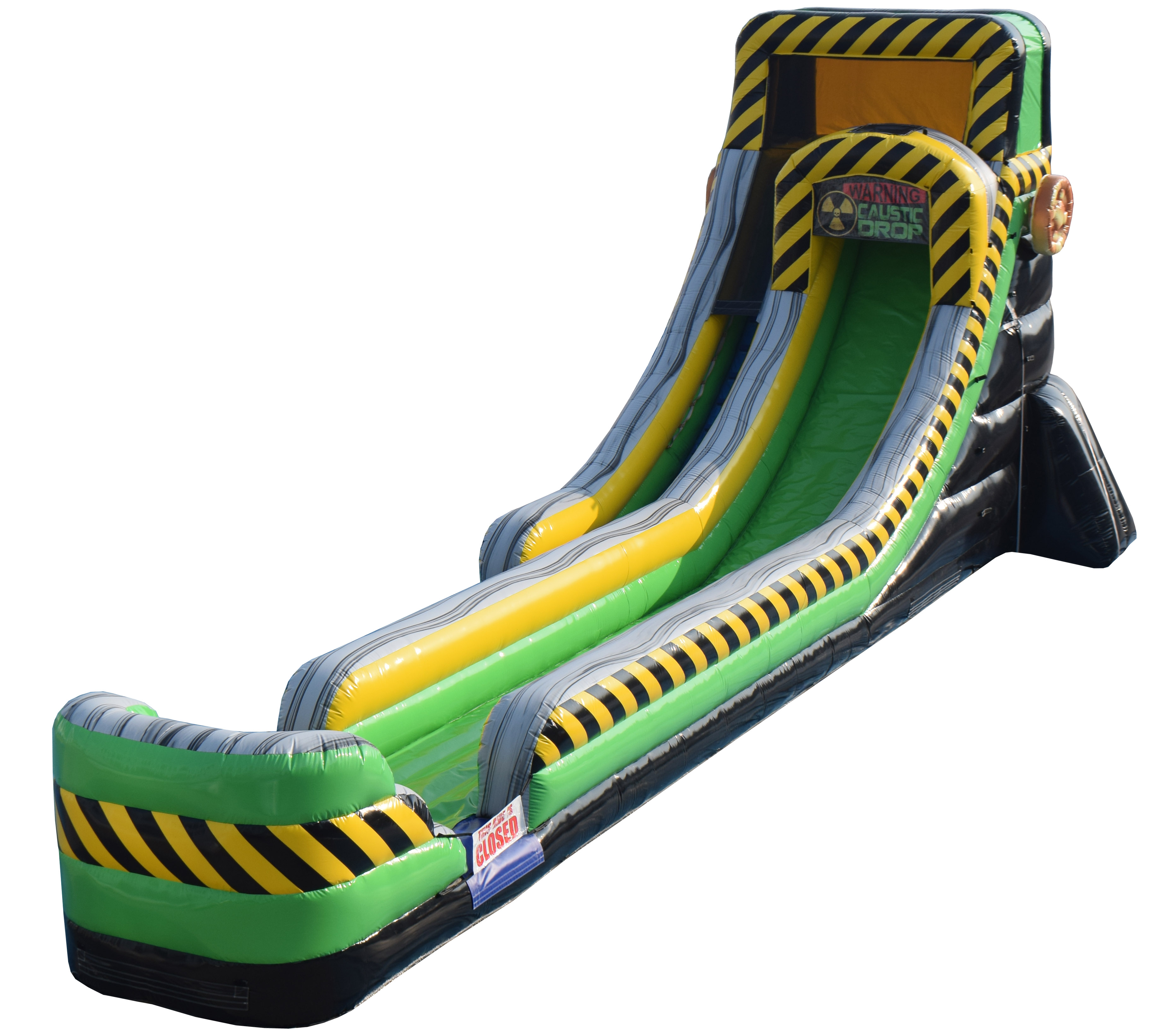 20ft Caustic Drop Slide (Foam Option to purchase with Slide) - Bouncy ...
