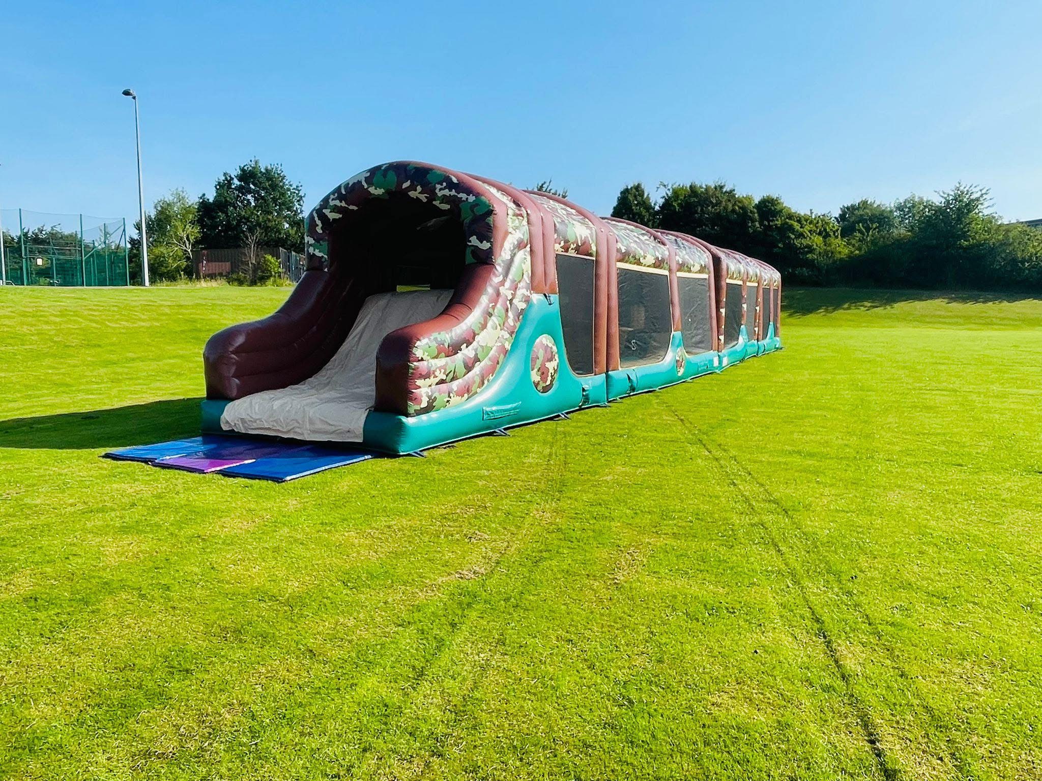100ft Army ultimate challenge assault course - Bouncy Castle Hire in ...