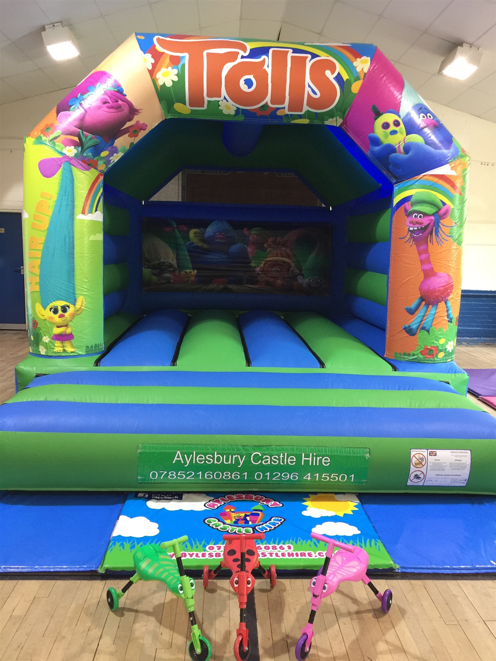 Trolls Bouncy Castle & Soft Play Package - Bouncy Castle Hire in ...
