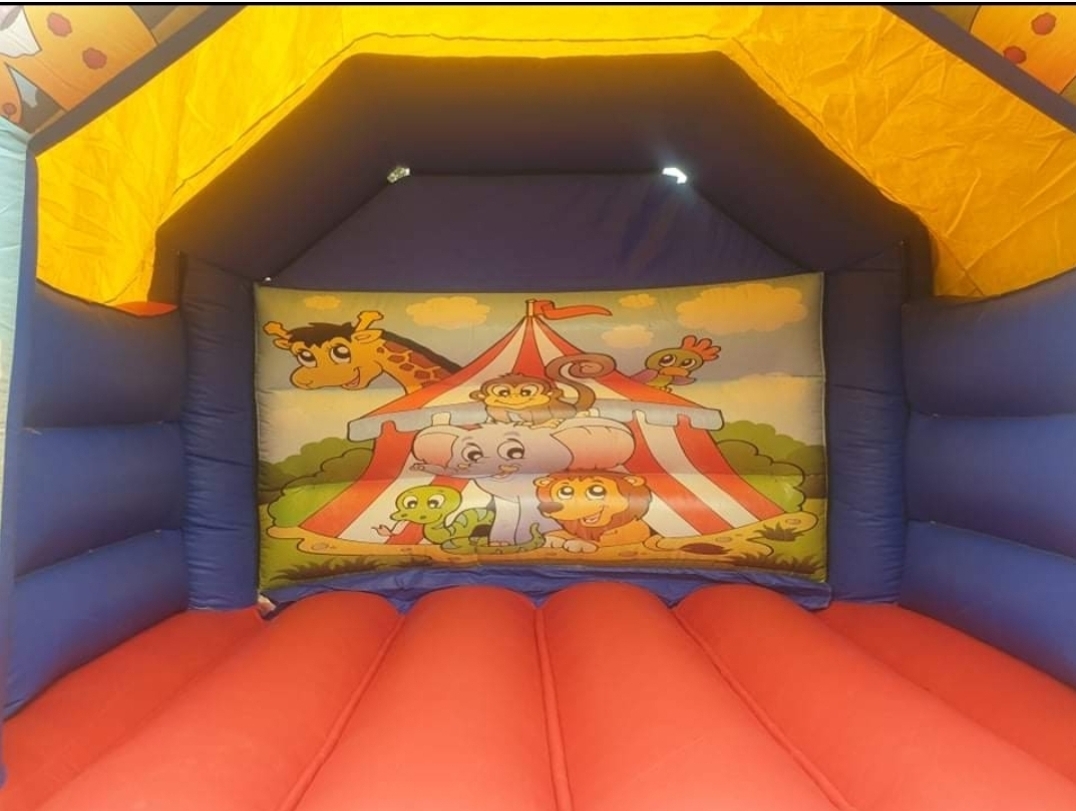 The greatest Showman. Join the Circus Bouncy castle. 12ft x 12ft ...