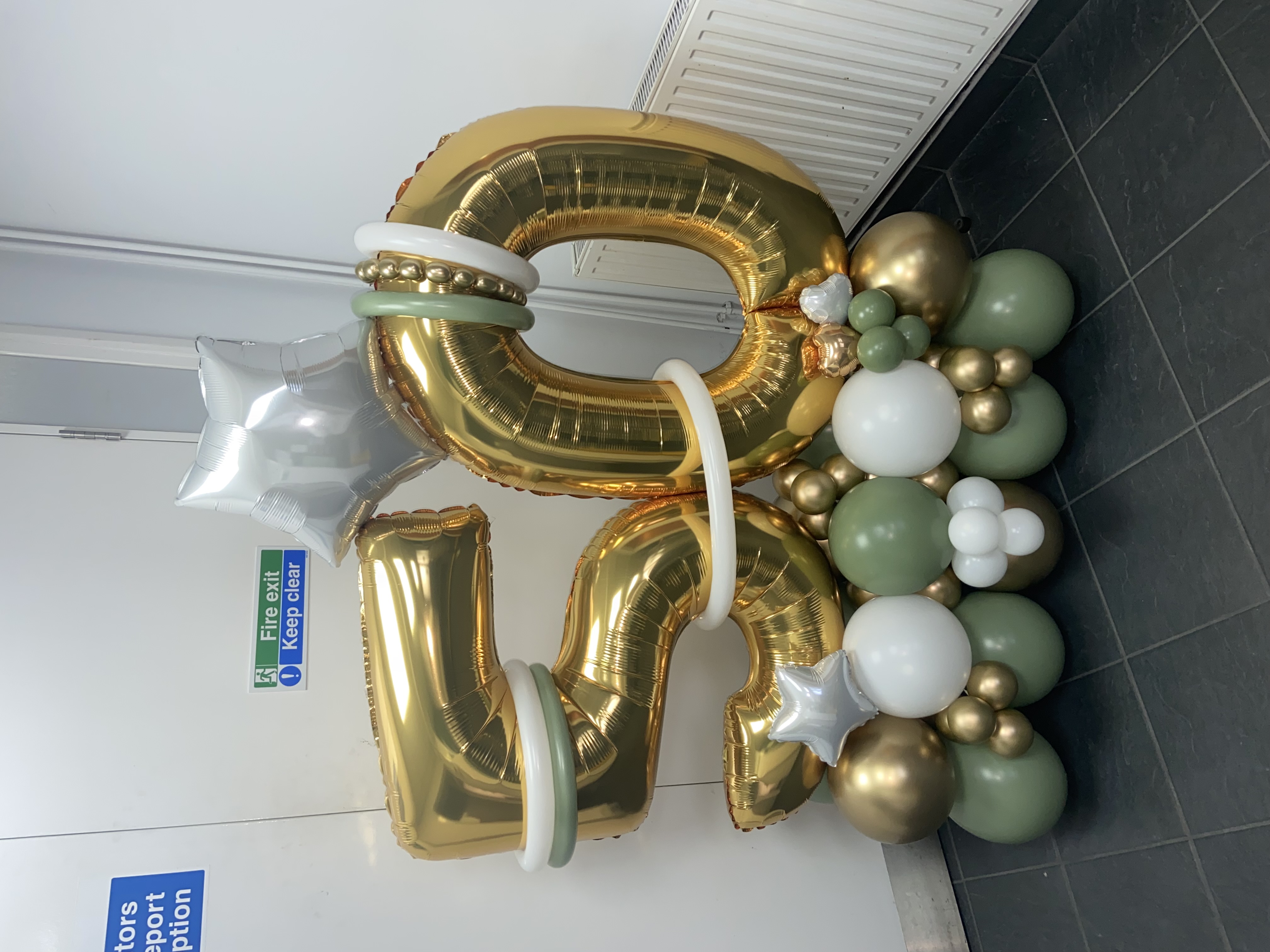 Double Number Display (Extra Large) - Hire, Balloon Displays, Bouncy ...