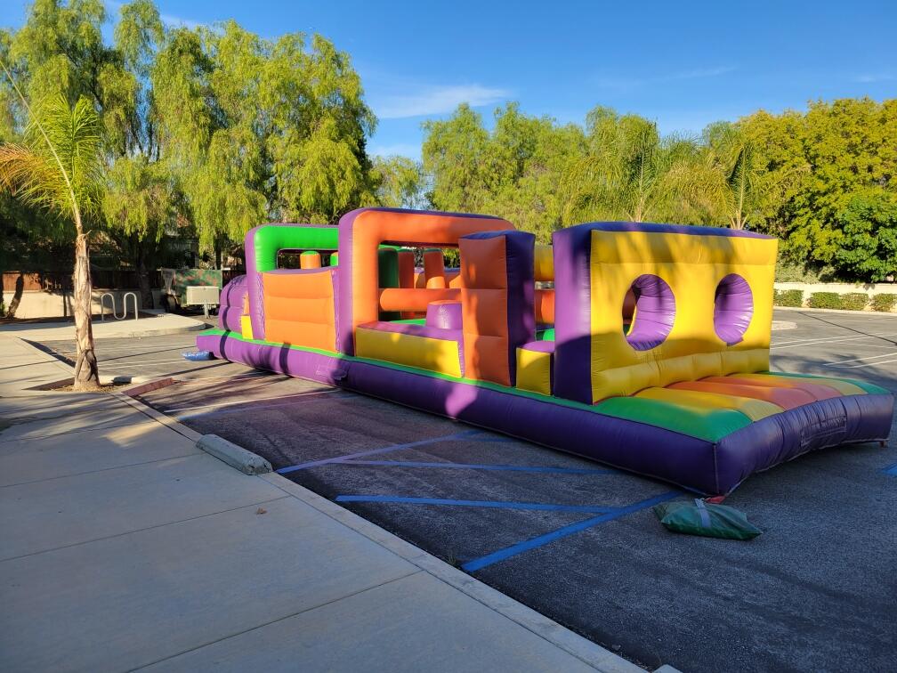 40ft Colorful Obstacle Course - Hire in Menifee