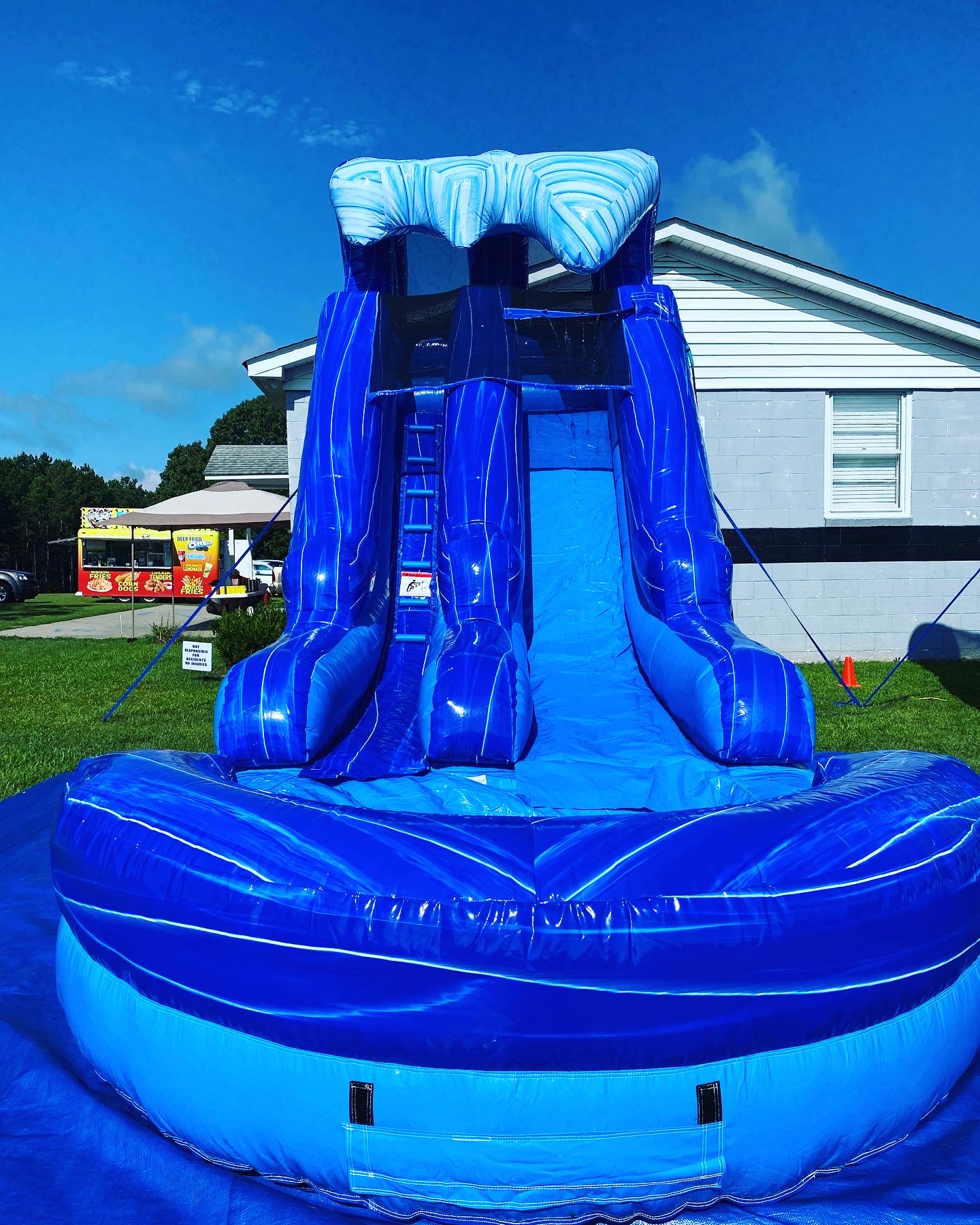 15 FT Ocean Wave Waterslide - Bounce House and Waterslide Rentals in Gray Court, Fountain Inn ...