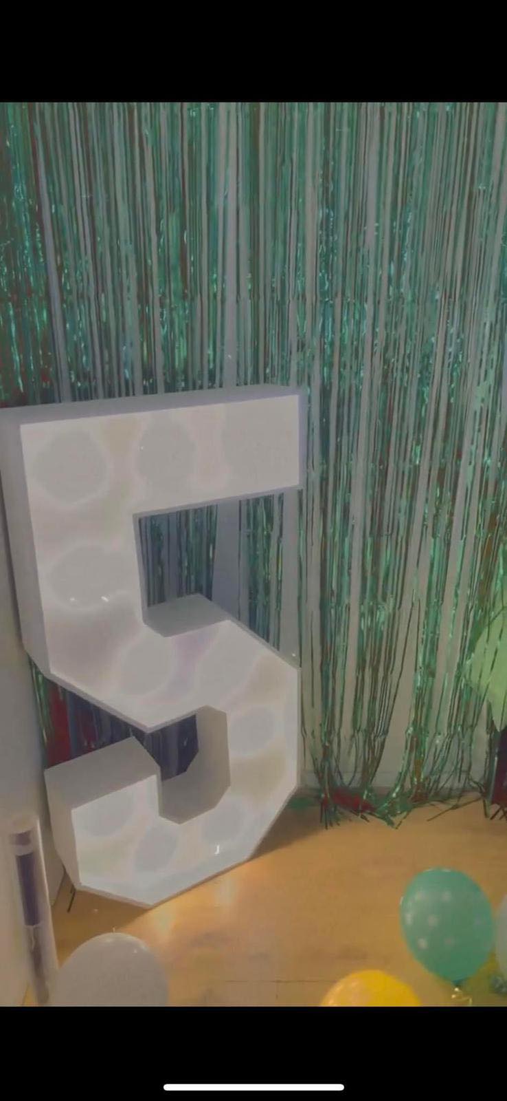 Giant single led number - Inflatables Hire in London, greenwich ...