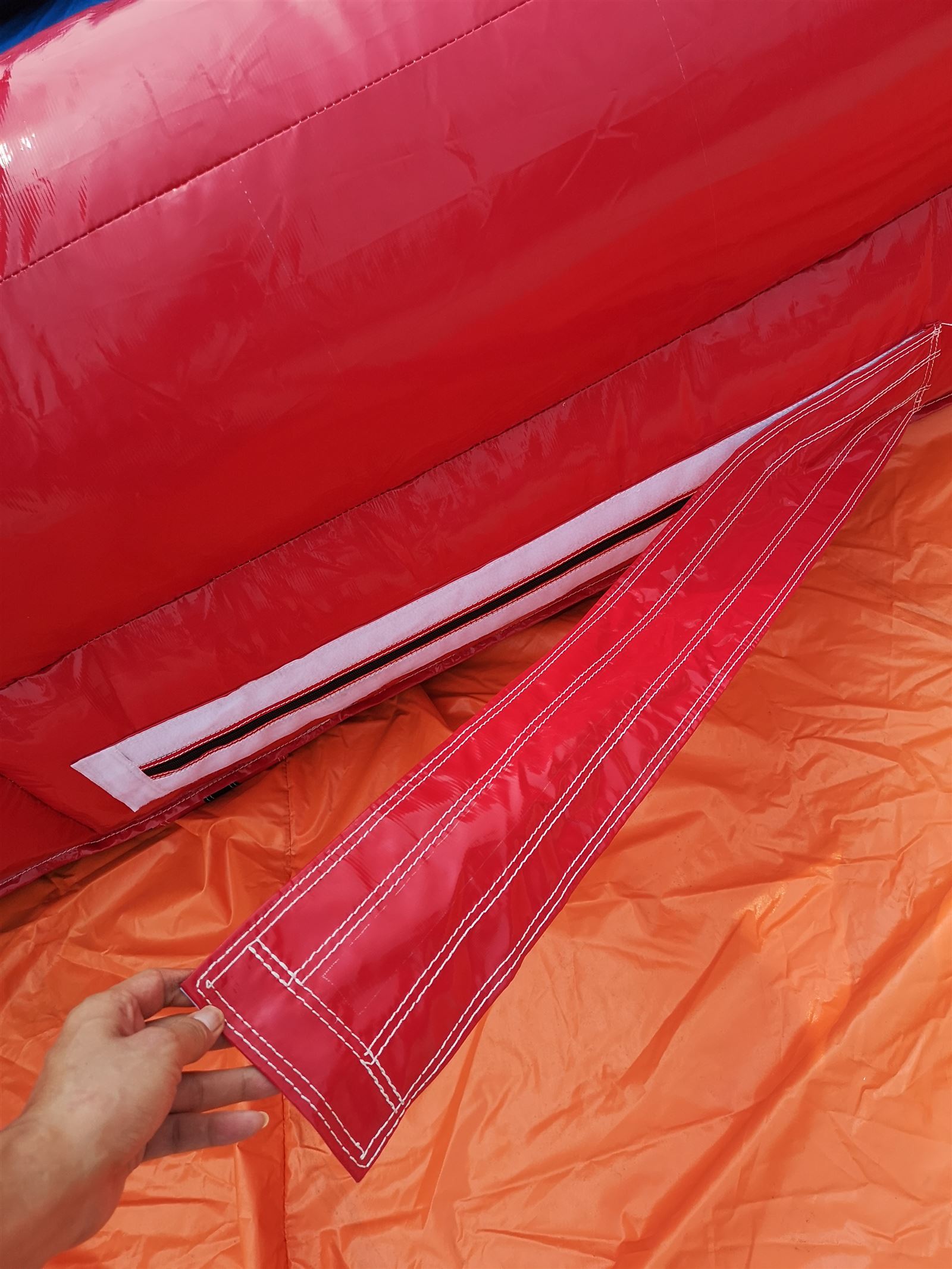 BBOL-116 - 15x15x6.5ft - Playpark - (Red & Light Blue Hero) - Bouncy ...