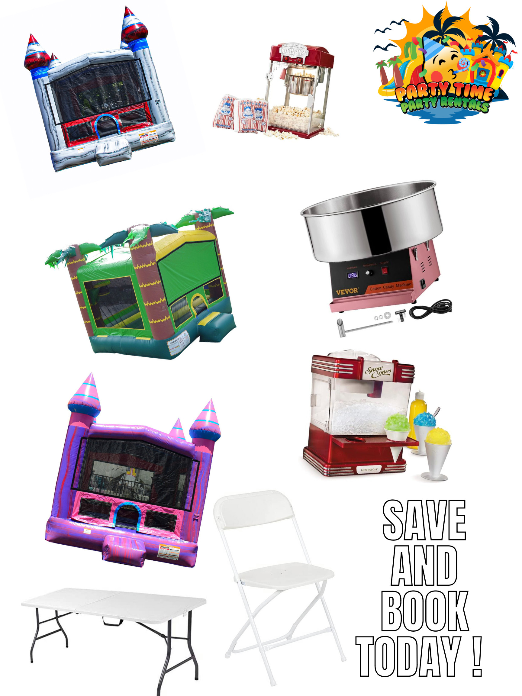 All Products - Hire in fl | party time party rentals