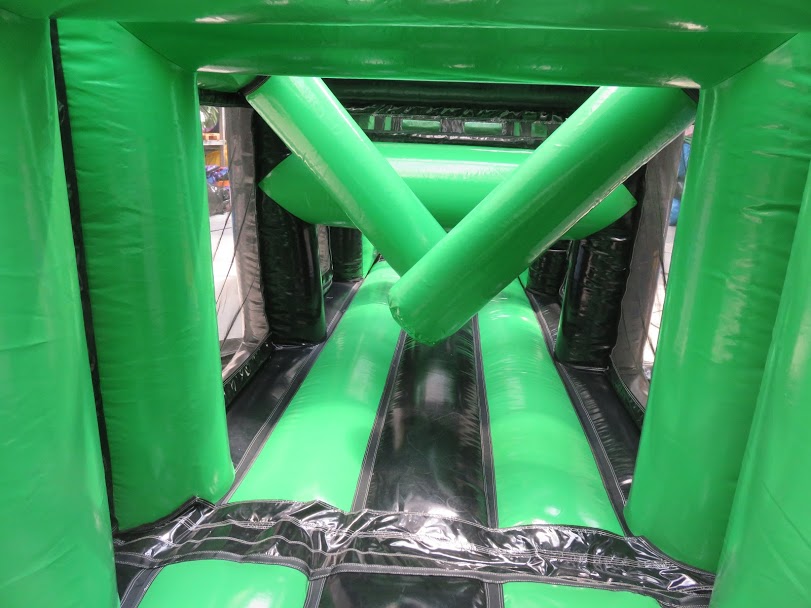 Assault Course Inflatable Toxic theme 60ft x 10ft - Bouncy Castle Hire ...