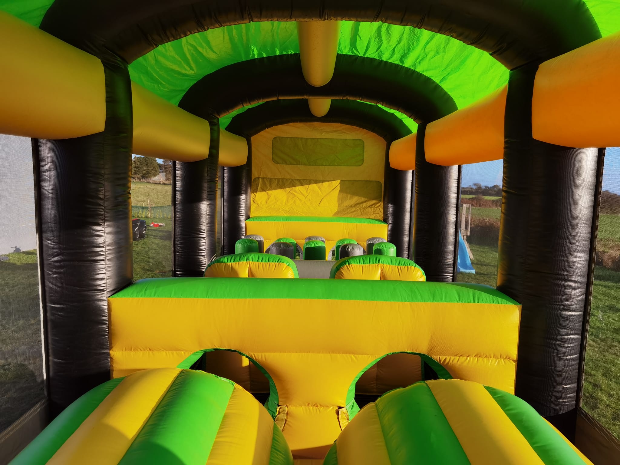 Total Wipeout Obstacle Course & Slide 55ft X 15ft - Hire in Louth ...
