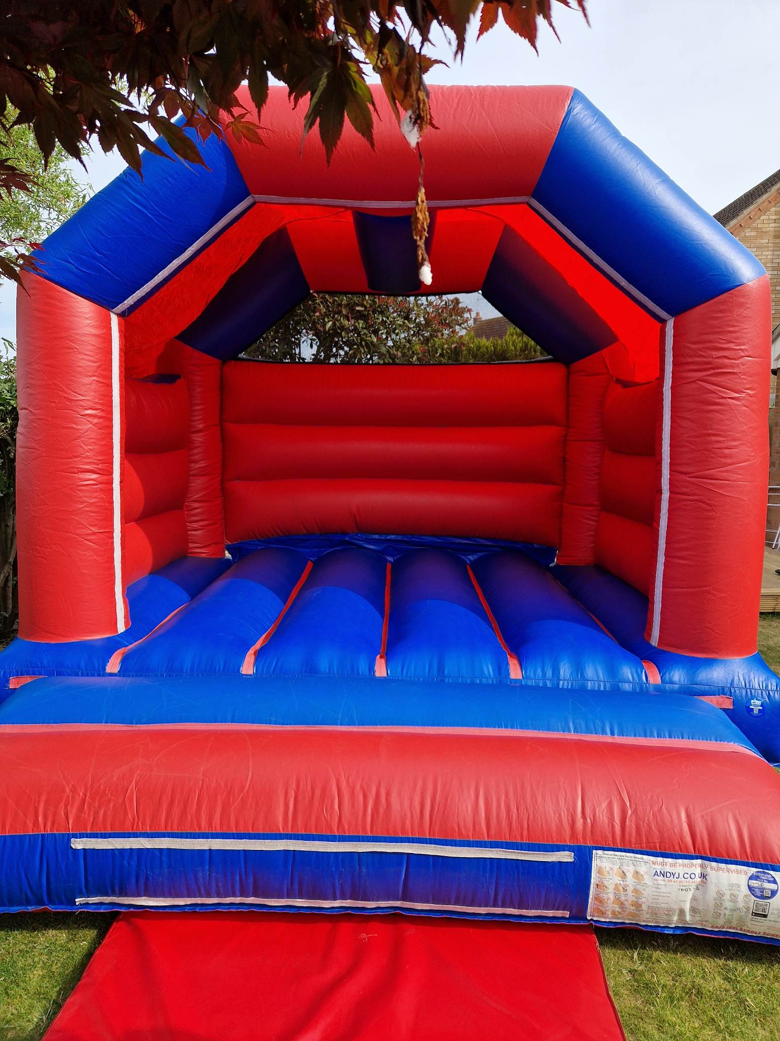 Red A Frame - Hire in Lincoln | Lincs bounce