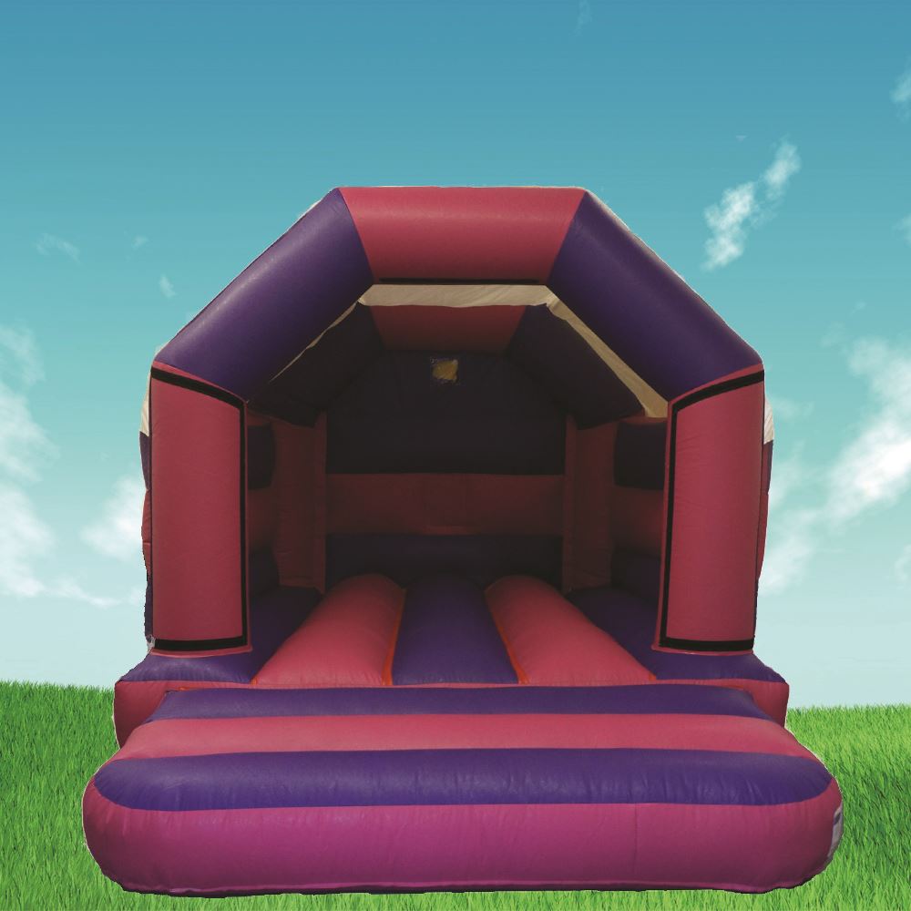 11ft x 15ft Pink/Purple Castle - Bouncy Castle Hire in Coventry | Fun 4 ...