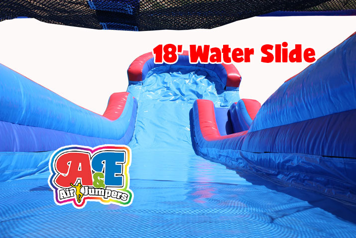 18' Mammoth Kids Inflatable Water Slide For Rent Sacramento