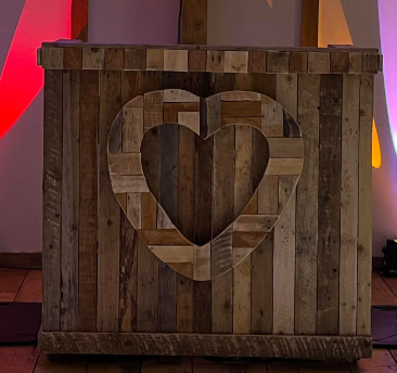 Rustic DJ Booth - Event Hire Items for Weddings, Events and Parties in ...