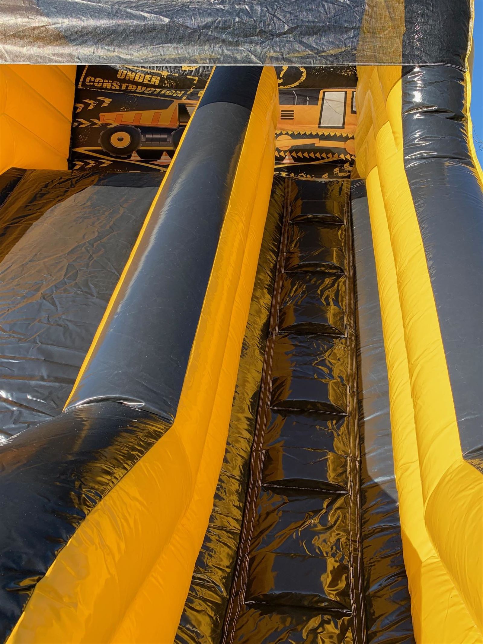 Digger themed Inflatable Slide 14ft High - Bouncy Castle Hire in Kent ...