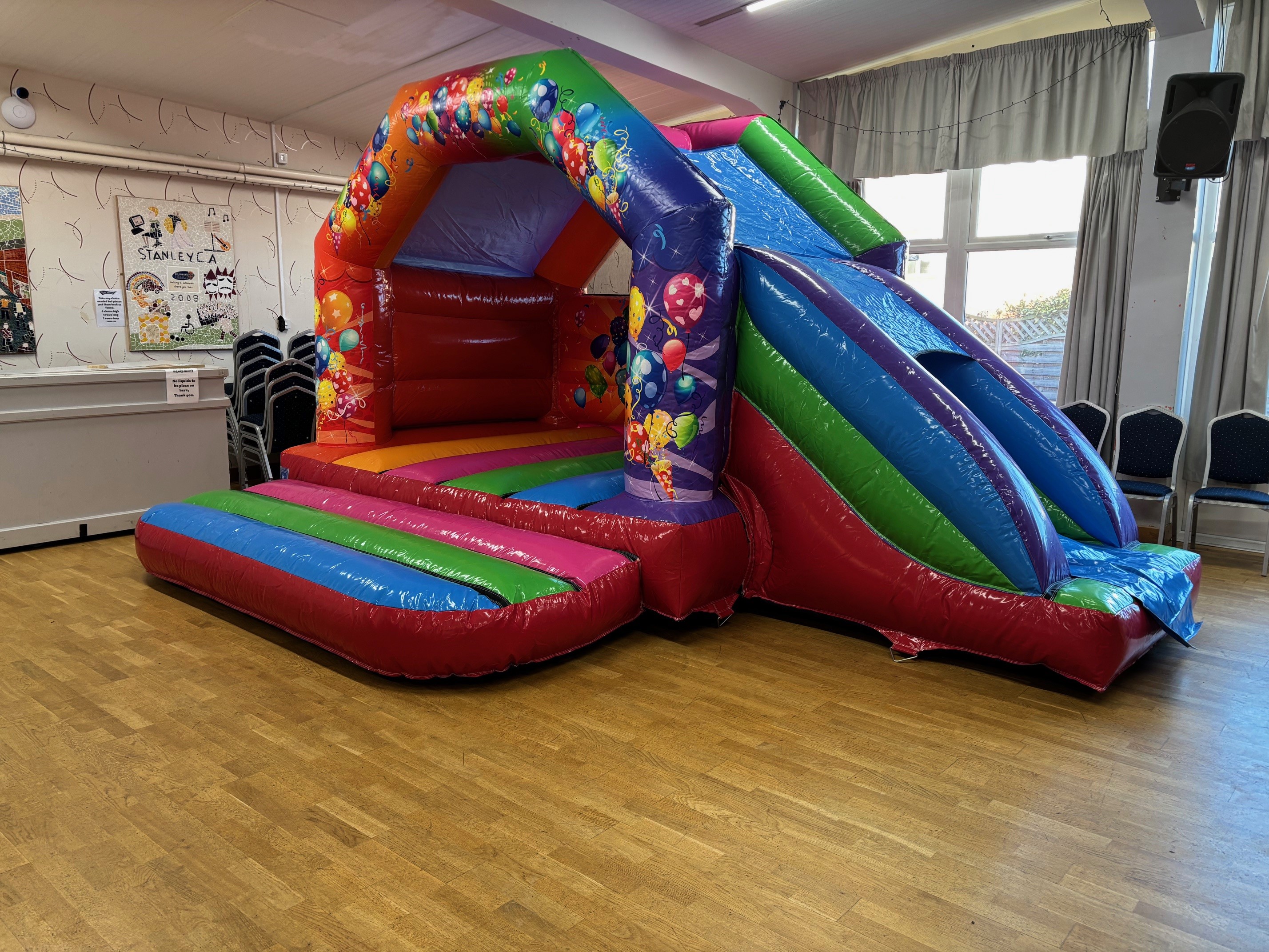 Bouncy castle with side slide - Bouncy castle, inflatables, and ...