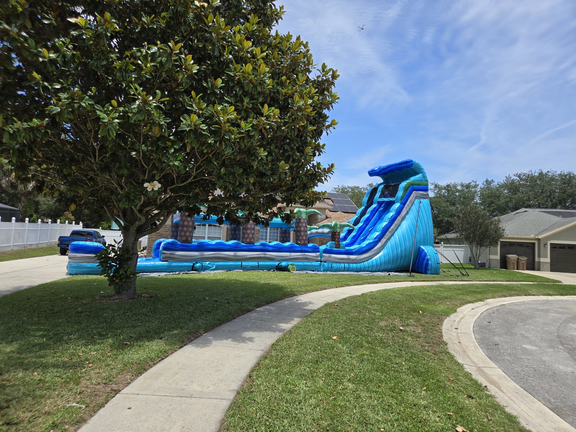 Bahama Blast 22ft single lane slide w/ slip & slid - Hire in FL ...