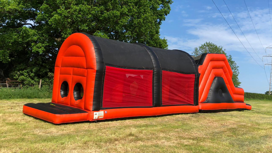 50ft Adult Assault Course - Bouncy Castle Hire, Fairground Attractions ...
